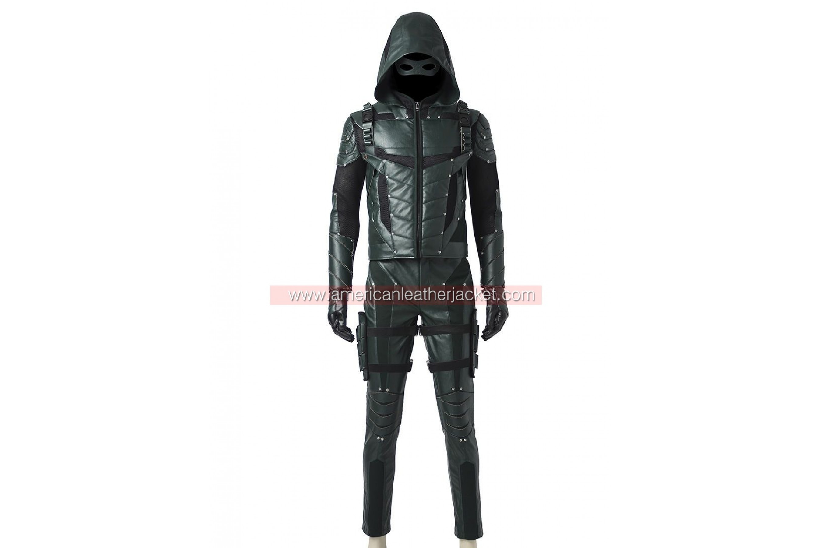 Arrow Season 5 Oliver Queen Leather Jacket Costume for sale