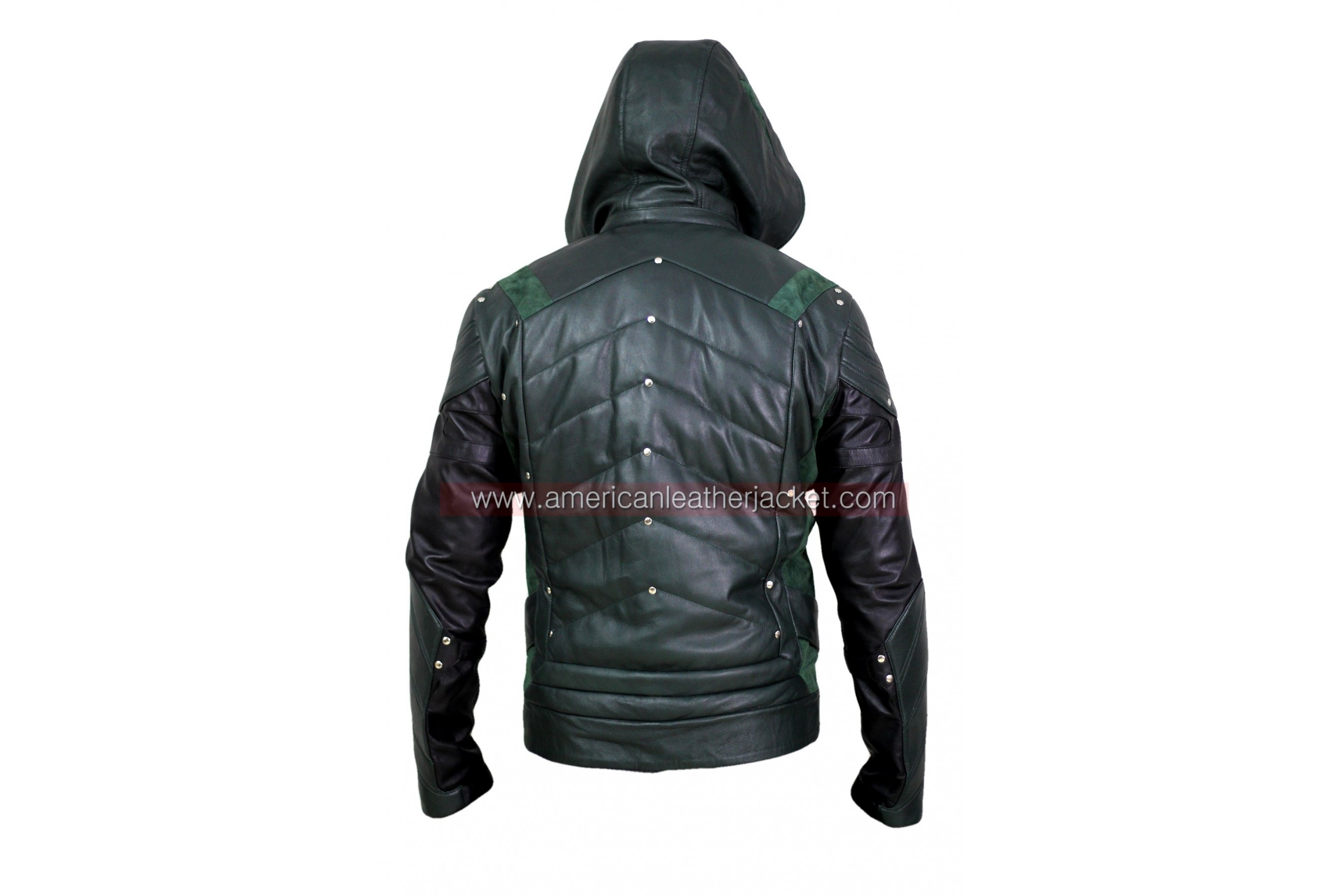 Oliver Queen Arrow Season 4 Leather Jacket Vest