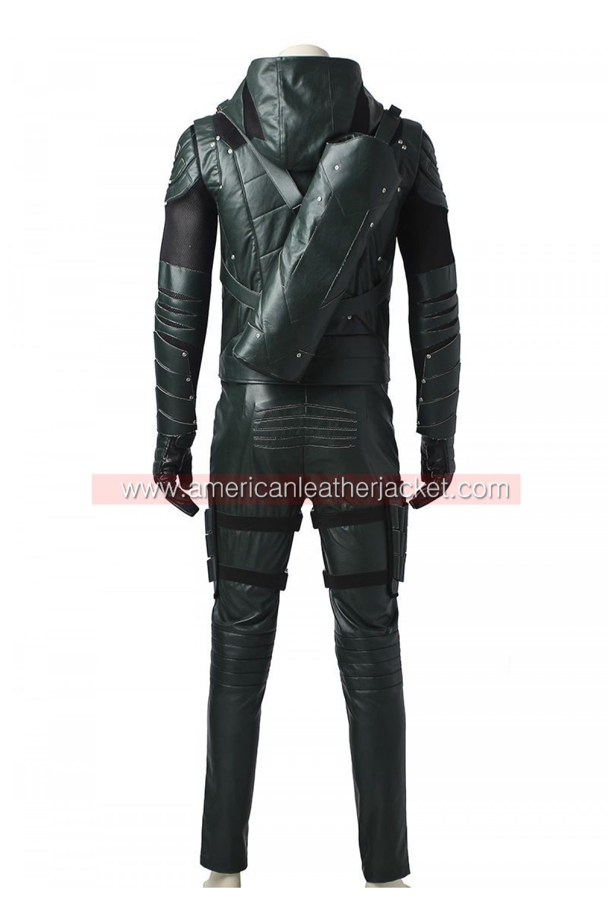 Arrow Season 5 Oliver Queen Leather Jacket Costume for sale