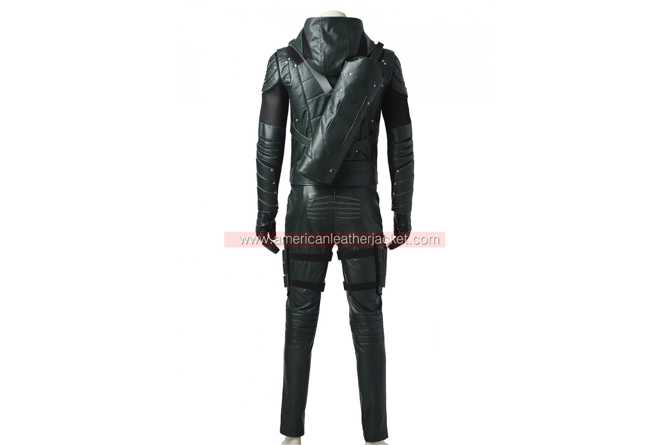 Arrow Season 5 Oliver Queen Leather Jacket Costume for sale