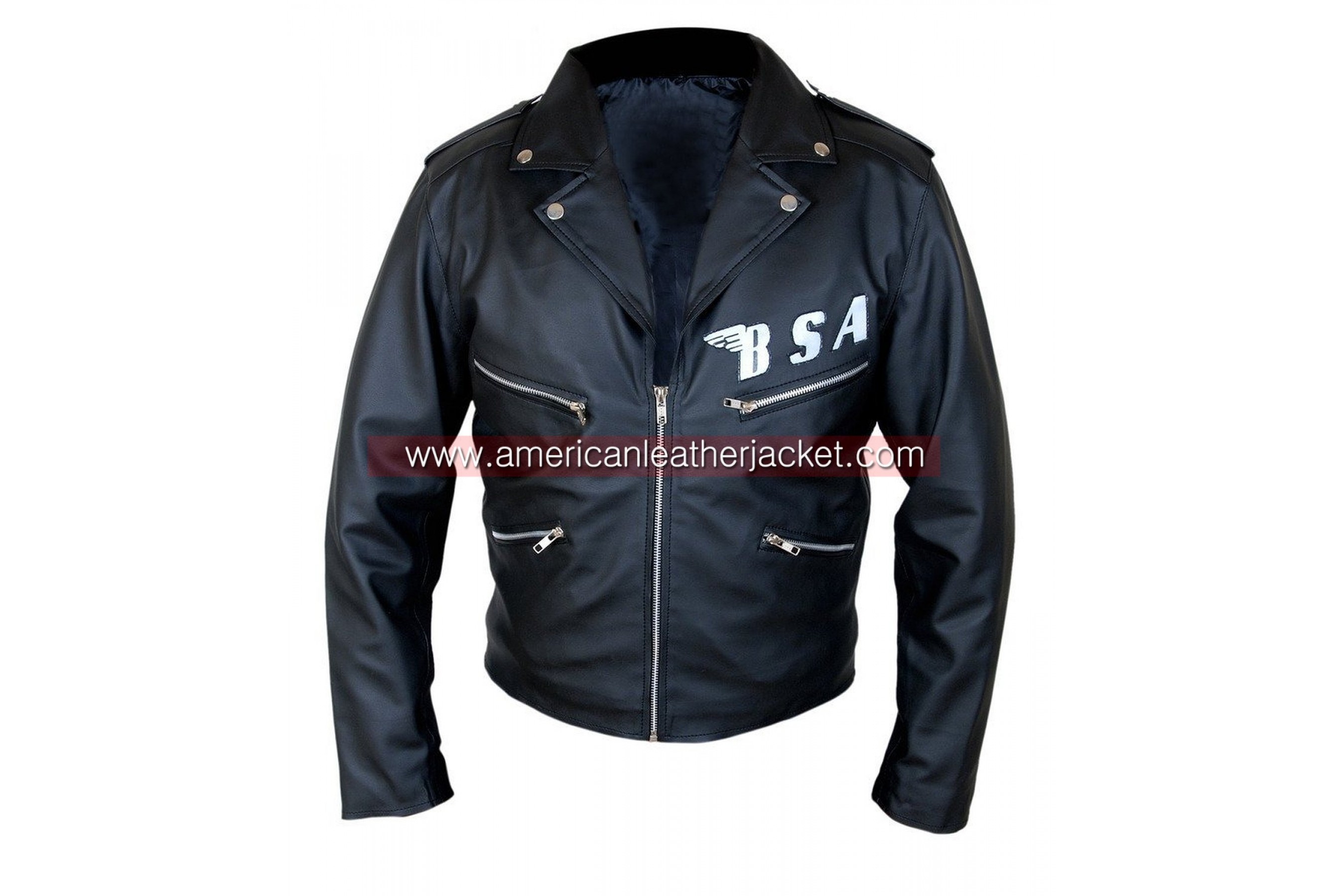 George Michael Faith Rockers Revenge Leather Jacket