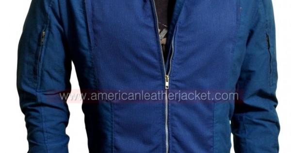 Captain America Blue Jacket | Steve Rogers The Winter Soldier Jacket