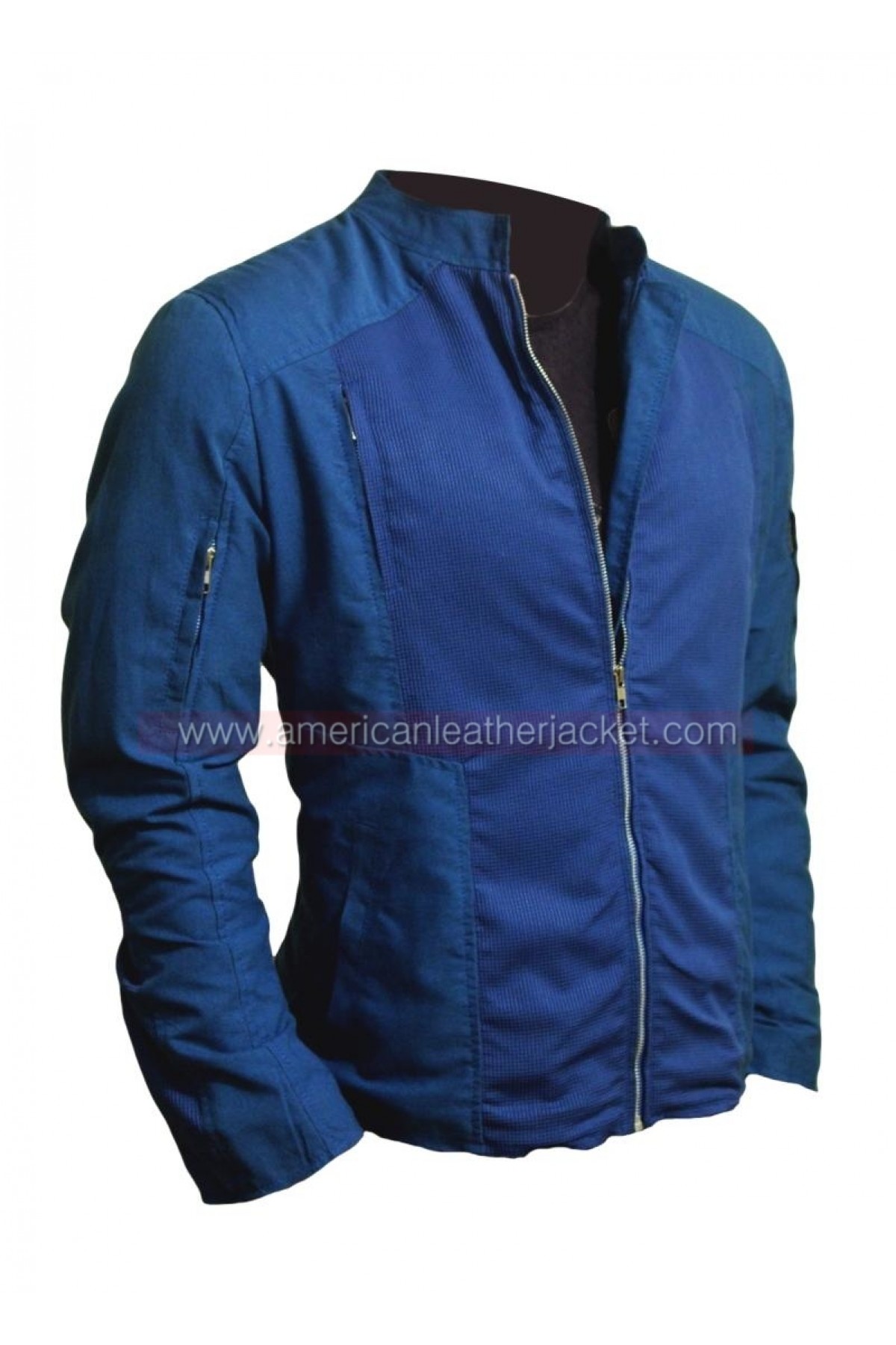 Captain America Blue Jacket | Steve Rogers The Winter Soldier Jacket