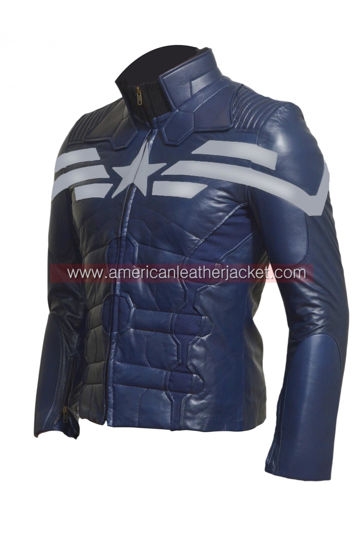 Captain America The Winter Soldier 2014 Leather Jacket