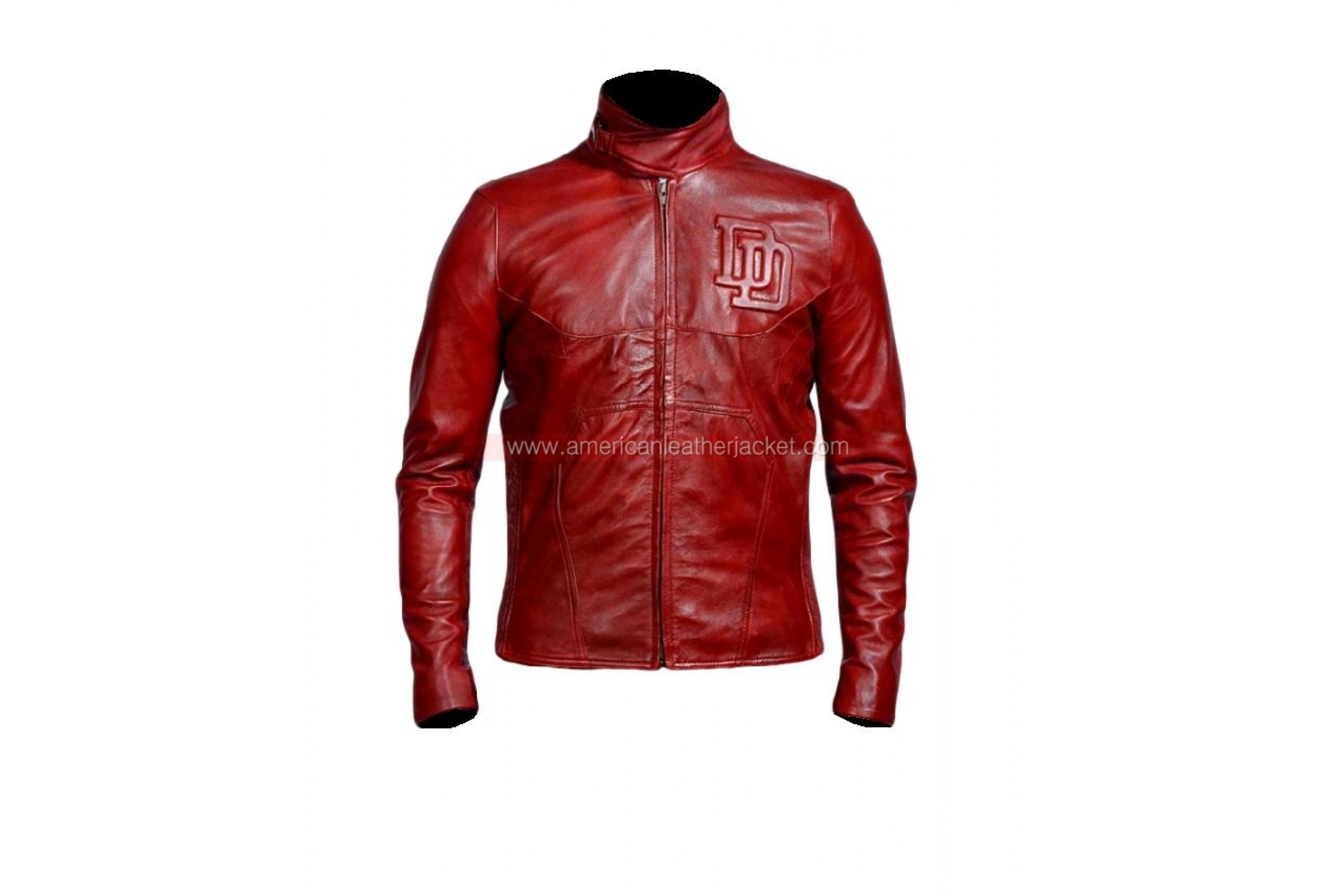 Daredevil Red Leather Jacket | Comic Superhero Costume