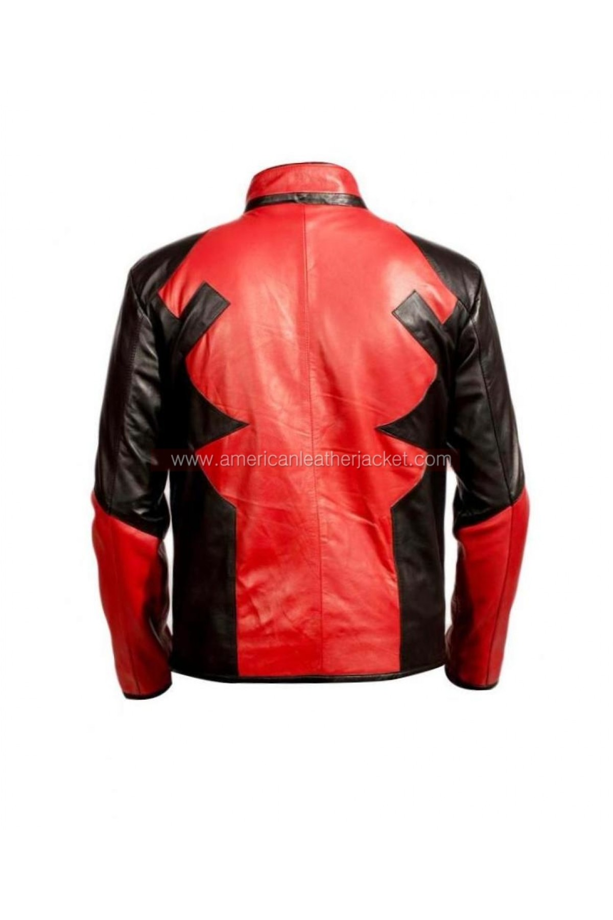 DeadPool Game Leather Jacket | Red and Black Biker Costume