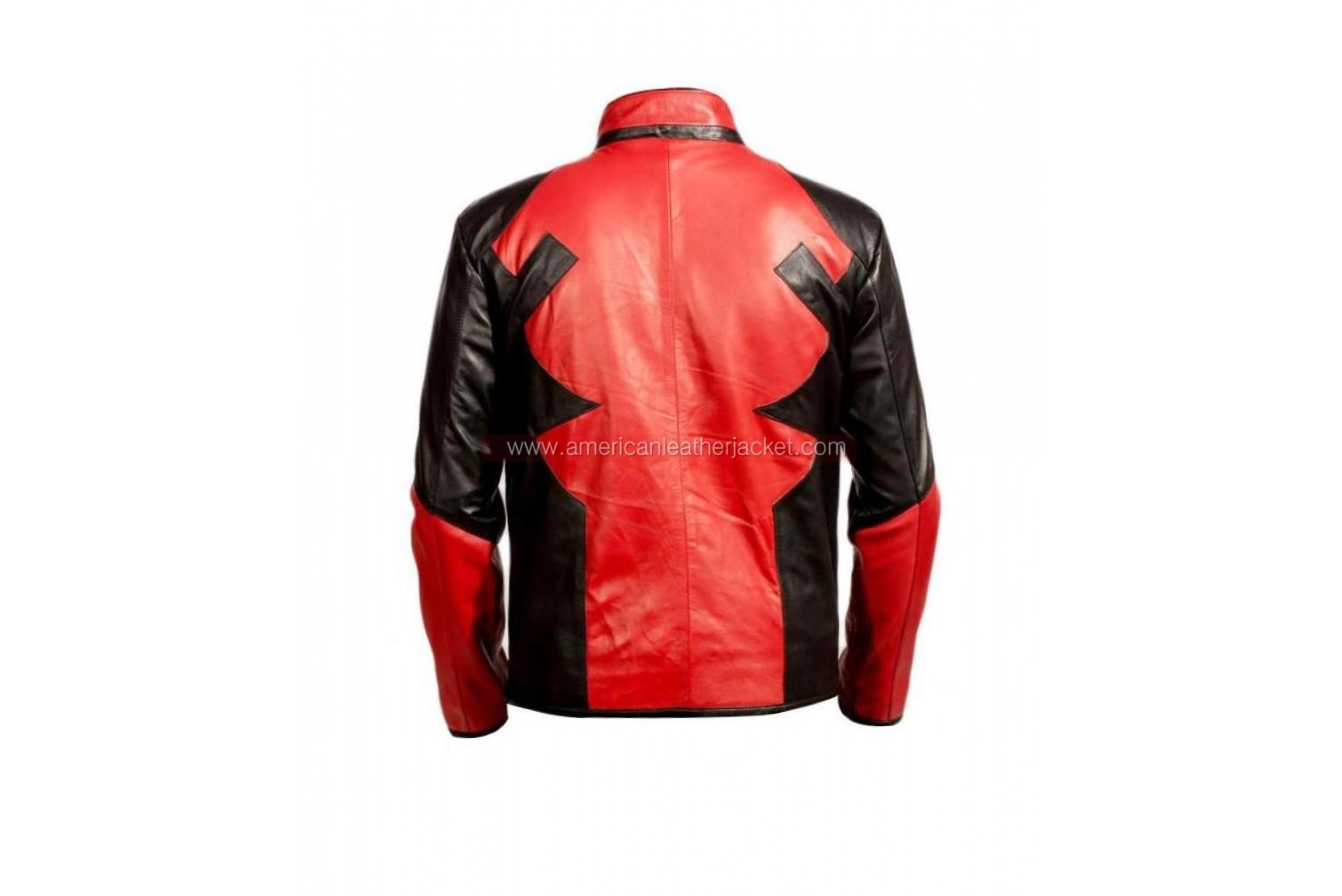 DeadPool Game Leather Jacket | Red and Black Biker Costume