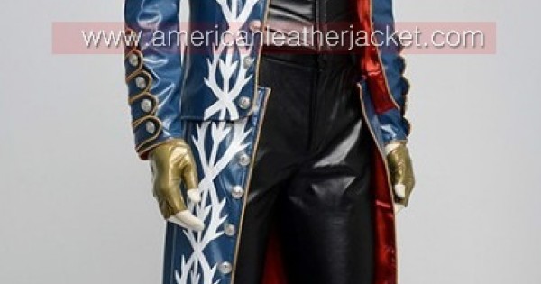 Devil May Cry 3 Vergil Leather Jacket Coat for sale