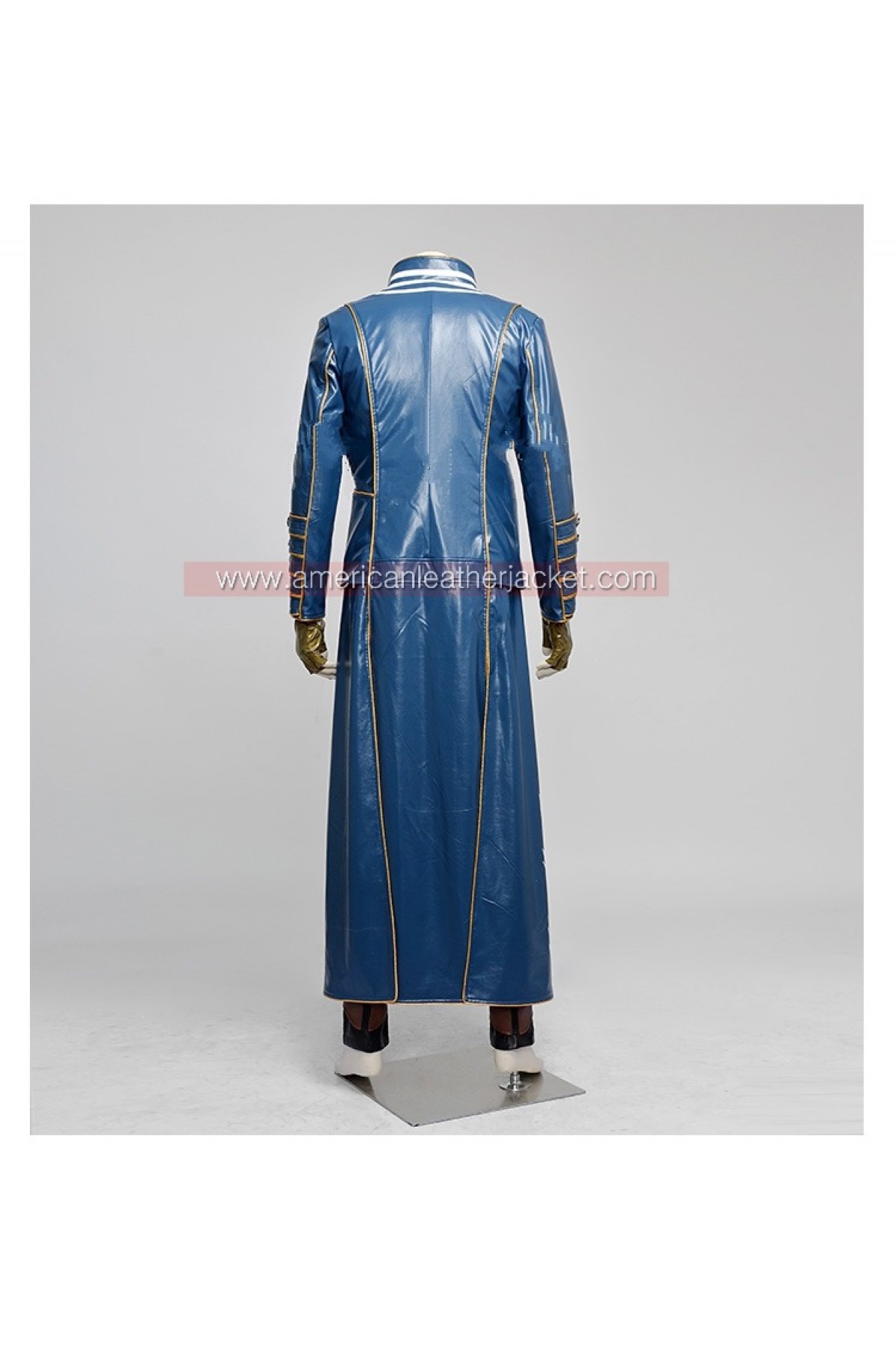 Devil May Cry 3 Vergil Leather Jacket Coat for sale
