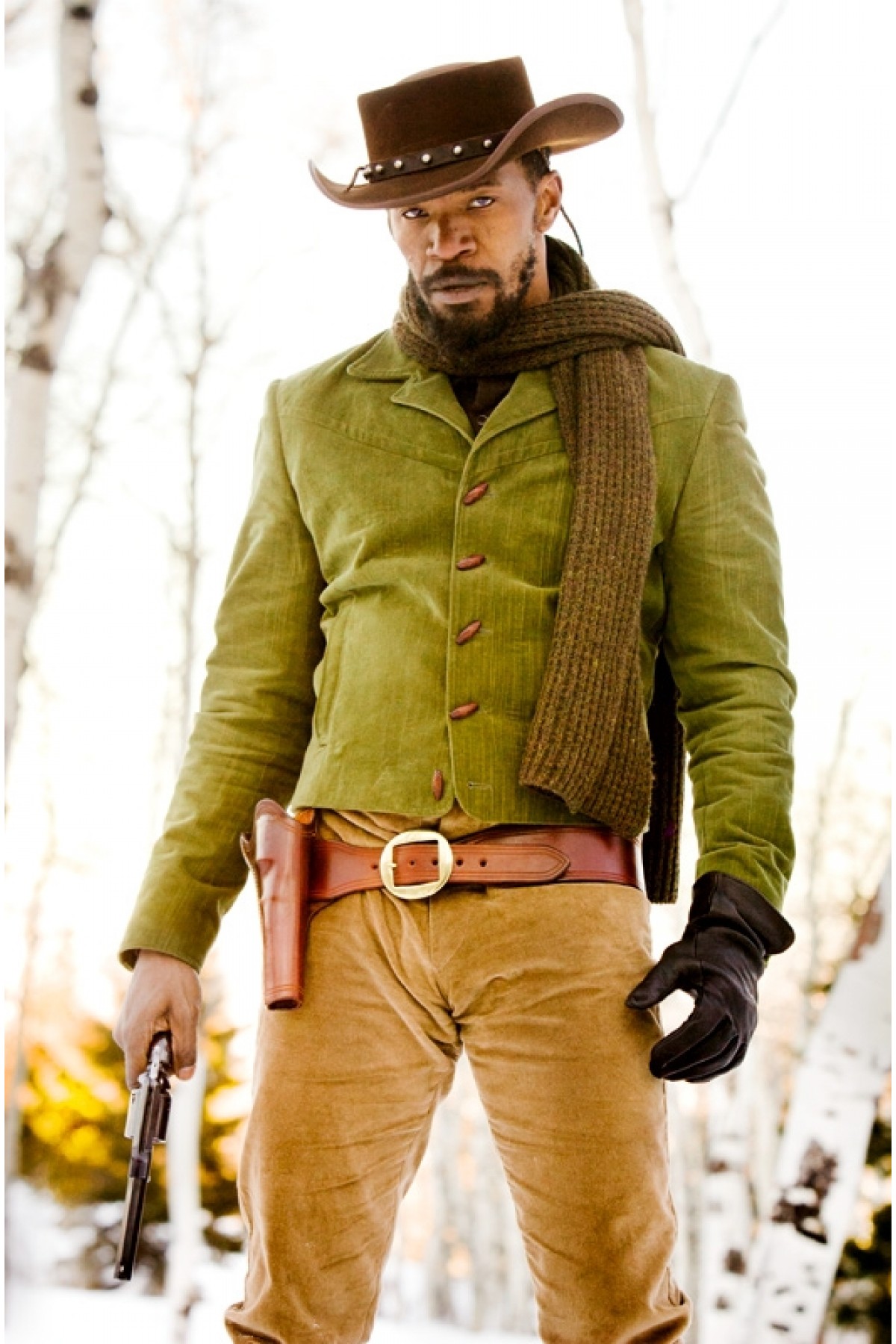 Django Unchained Jacket | Jamie Foxx Green Costume