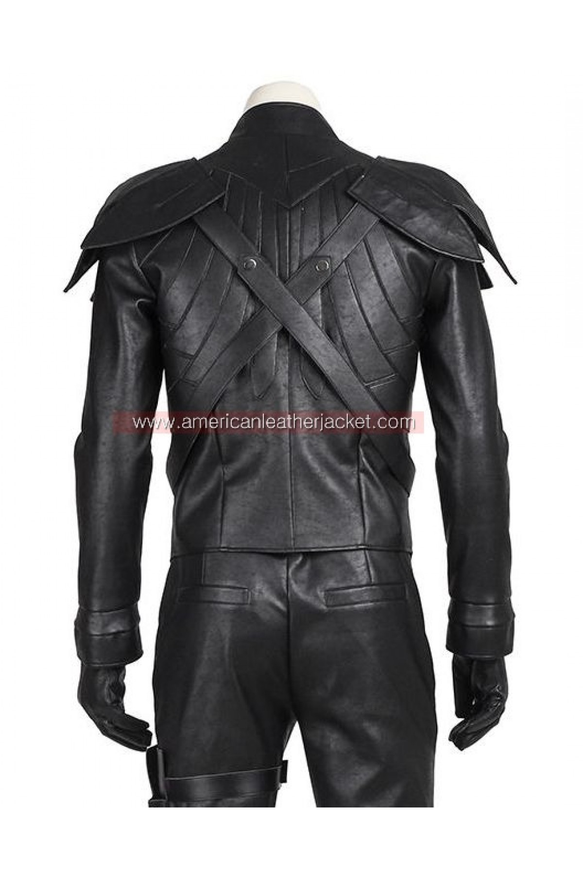 Final Fantasy VII Advent Children Loz Leather Jacket FF7 Coat
