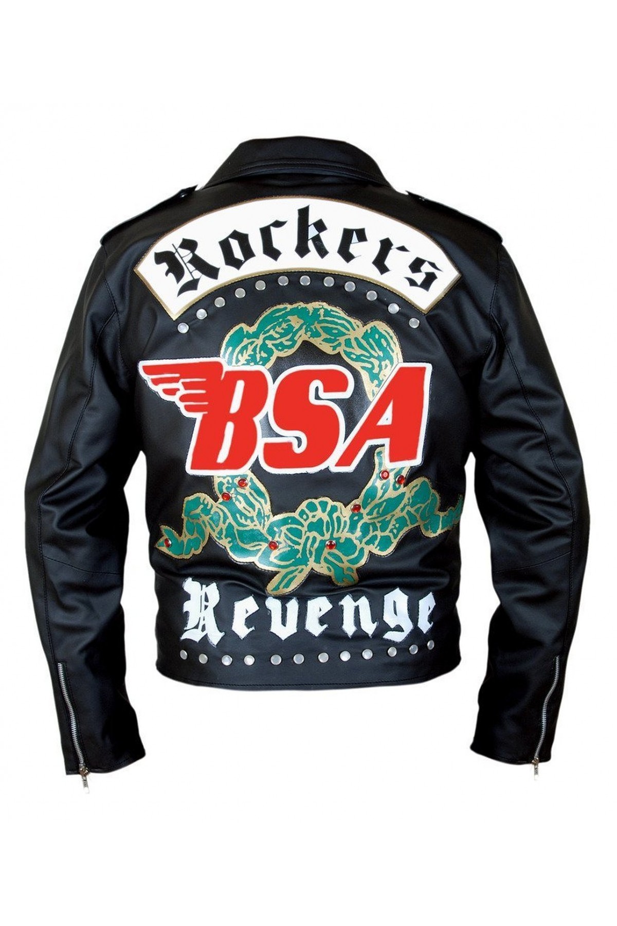 George Michael Faith Rockers Revenge Leather Jacket