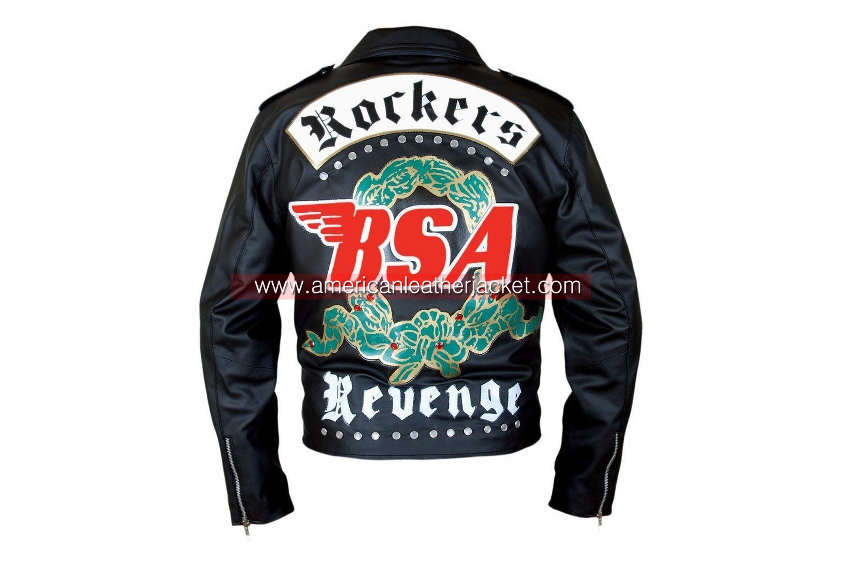 George Michael Faith Rockers Revenge Leather Jacket