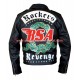 George Michael Faith Rockers Revenge Leather Jacket