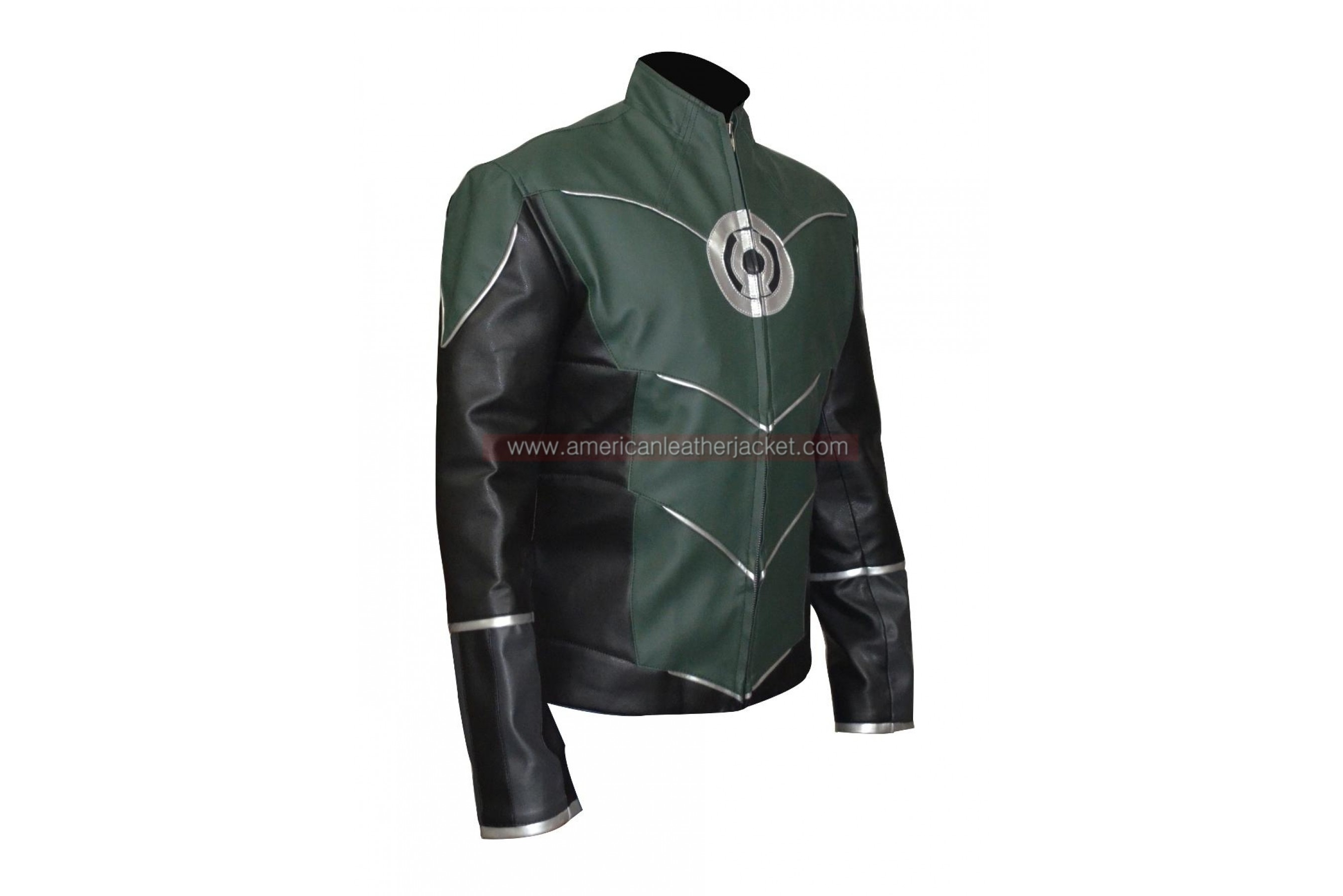 Green Lantern Guy Gardner Leather Jacket | Hal Jordan Costume