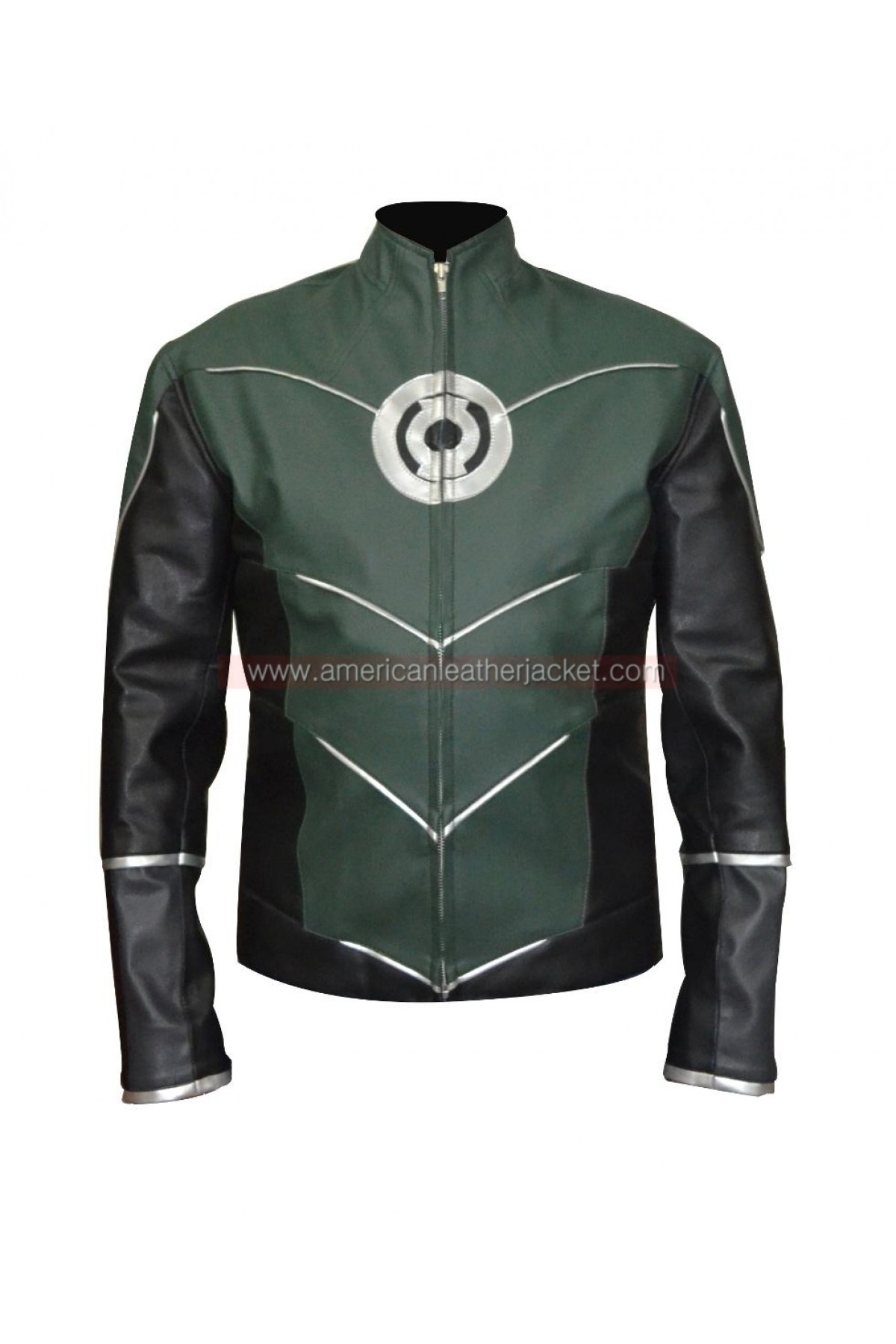 Green Lantern Guy Gardner Leather Jacket | Hal Jordan Costume