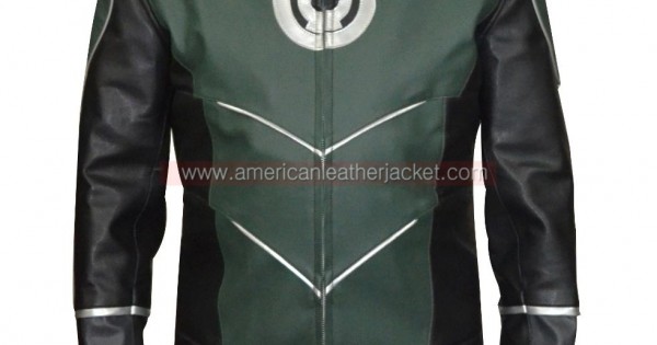 Green Lantern Guy Gardner Leather Jacket | Hal Jordan Costume