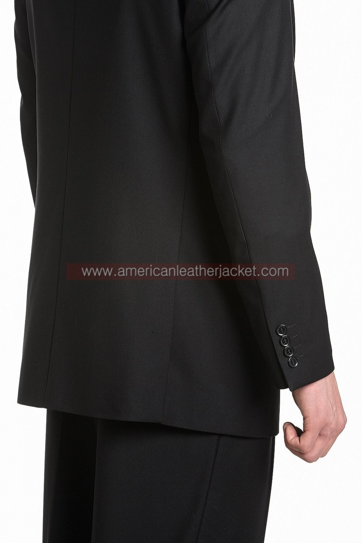 Hitman Agent 47 Suit | Rupert Friend Black Outfit and Tie