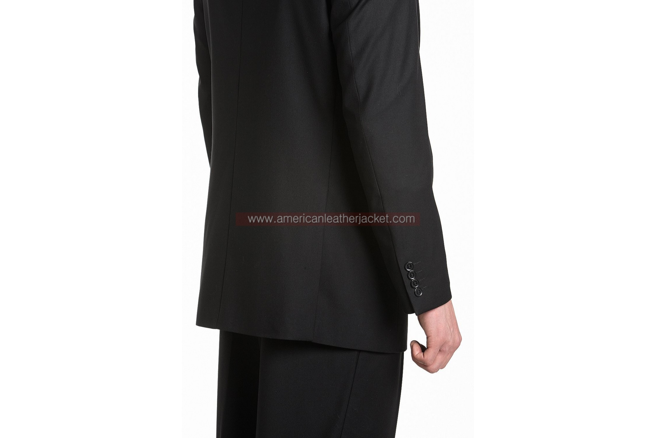 Hitman Agent 47 Suit | Rupert Friend Black Outfit and Tie