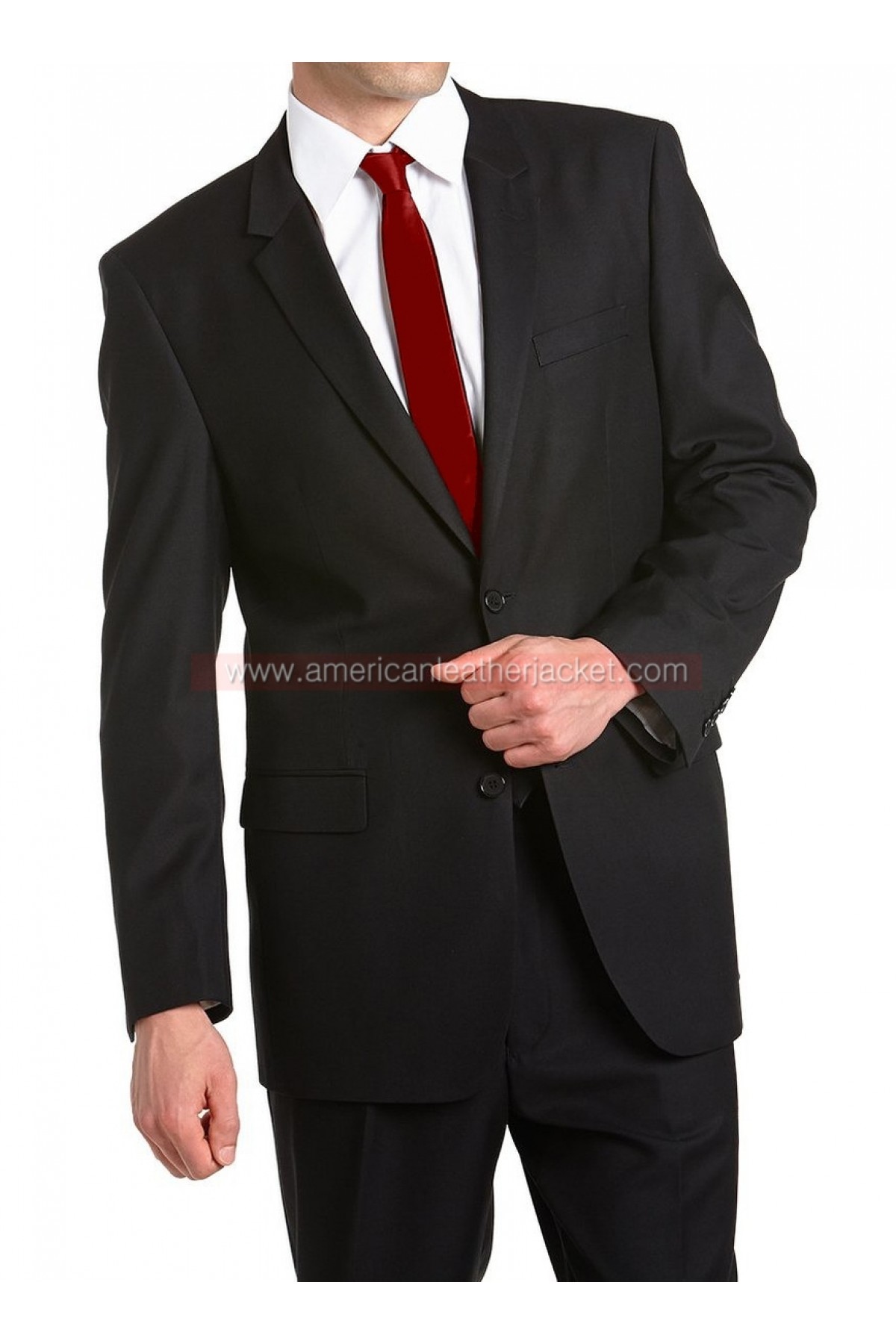Hitman Agent 47 Suit | Rupert Friend Black Outfit and Tie