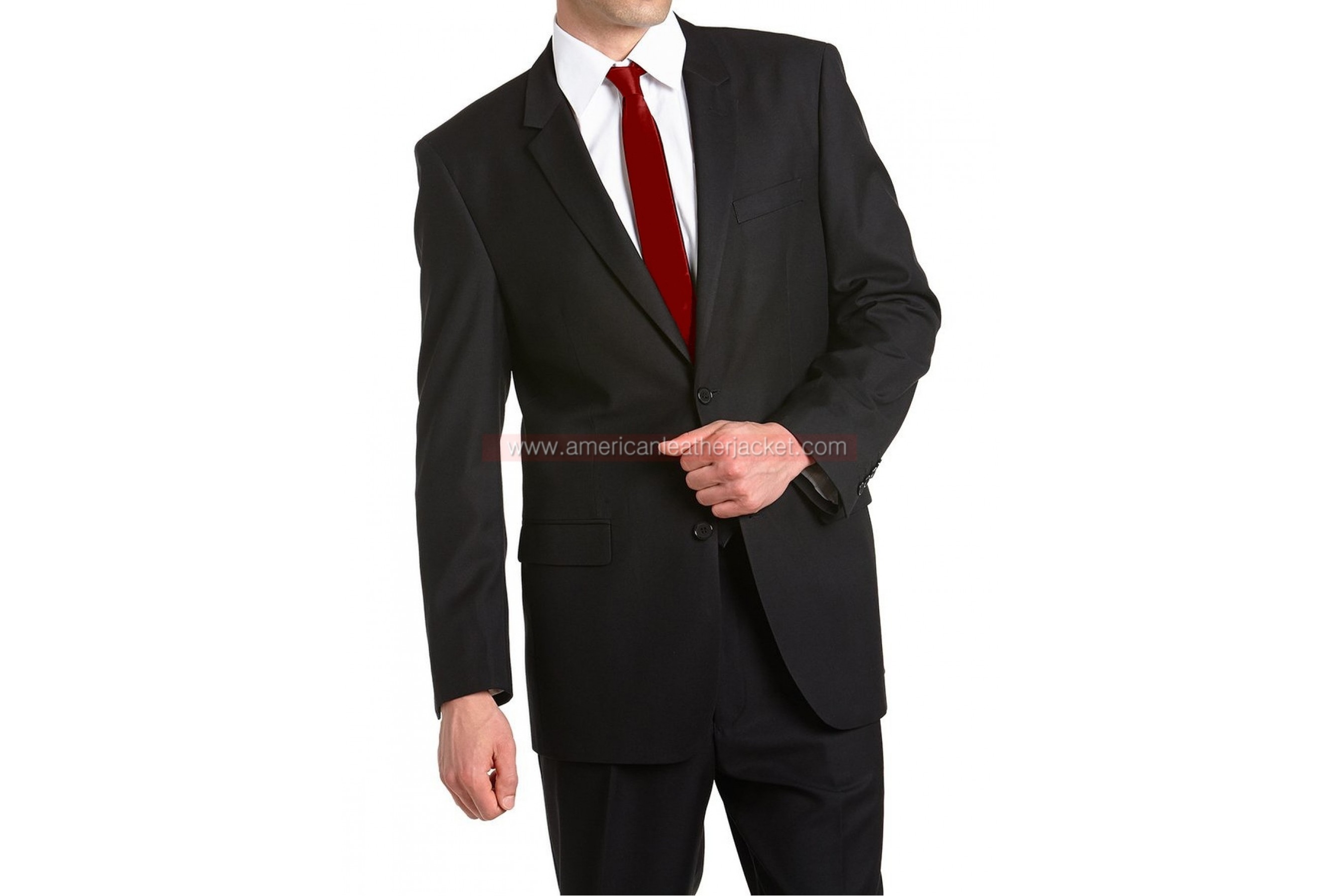 Hitman Agent 47 Suit | Rupert Friend Black Outfit and Tie