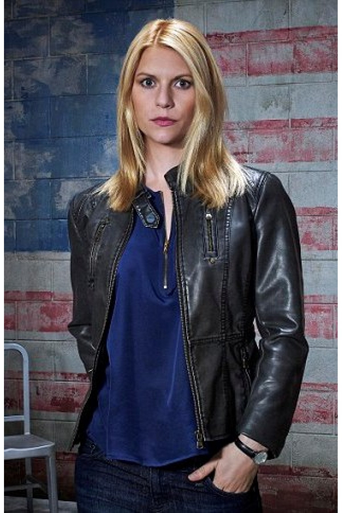 Homeland Carrie Mathison Leather Jacket | Claire Danes Jacket
