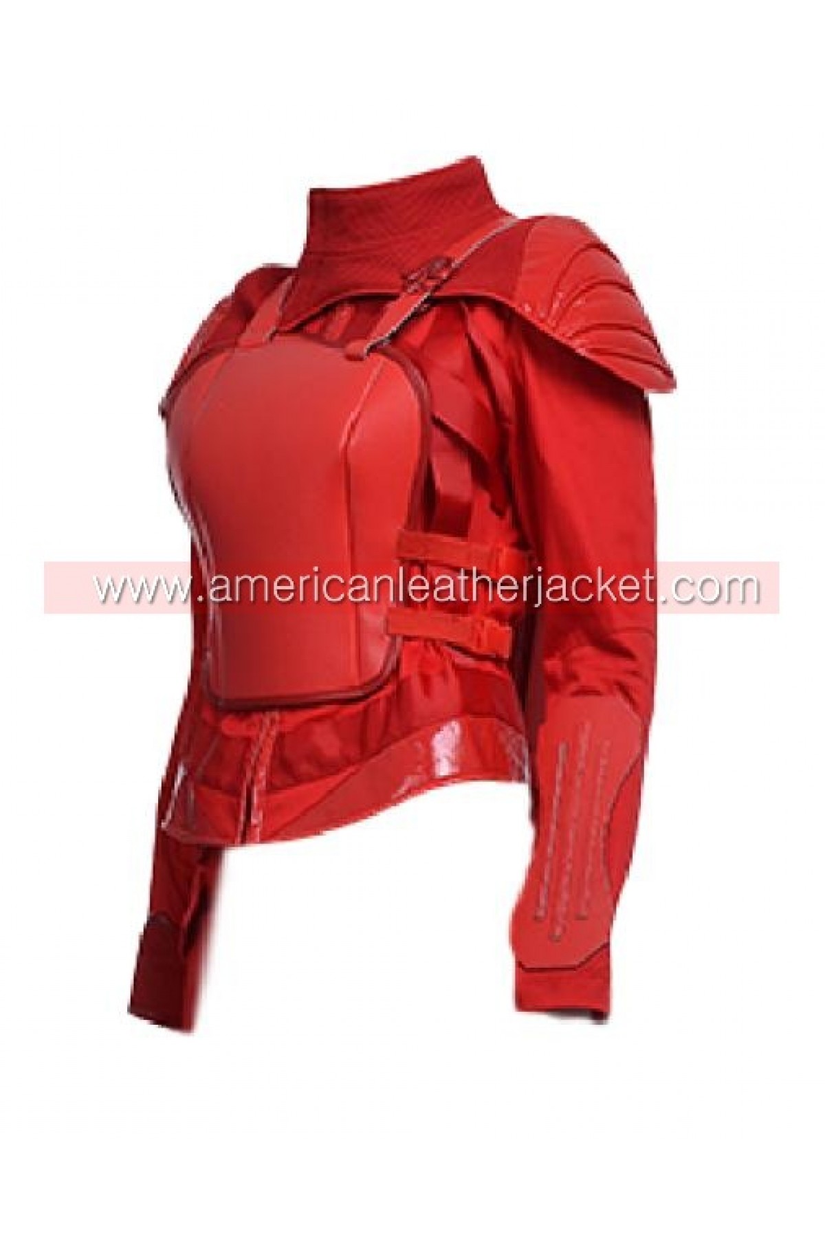 Katniss Everdeen The Hunger Games Mockingjay 2 Red Jacket Costume