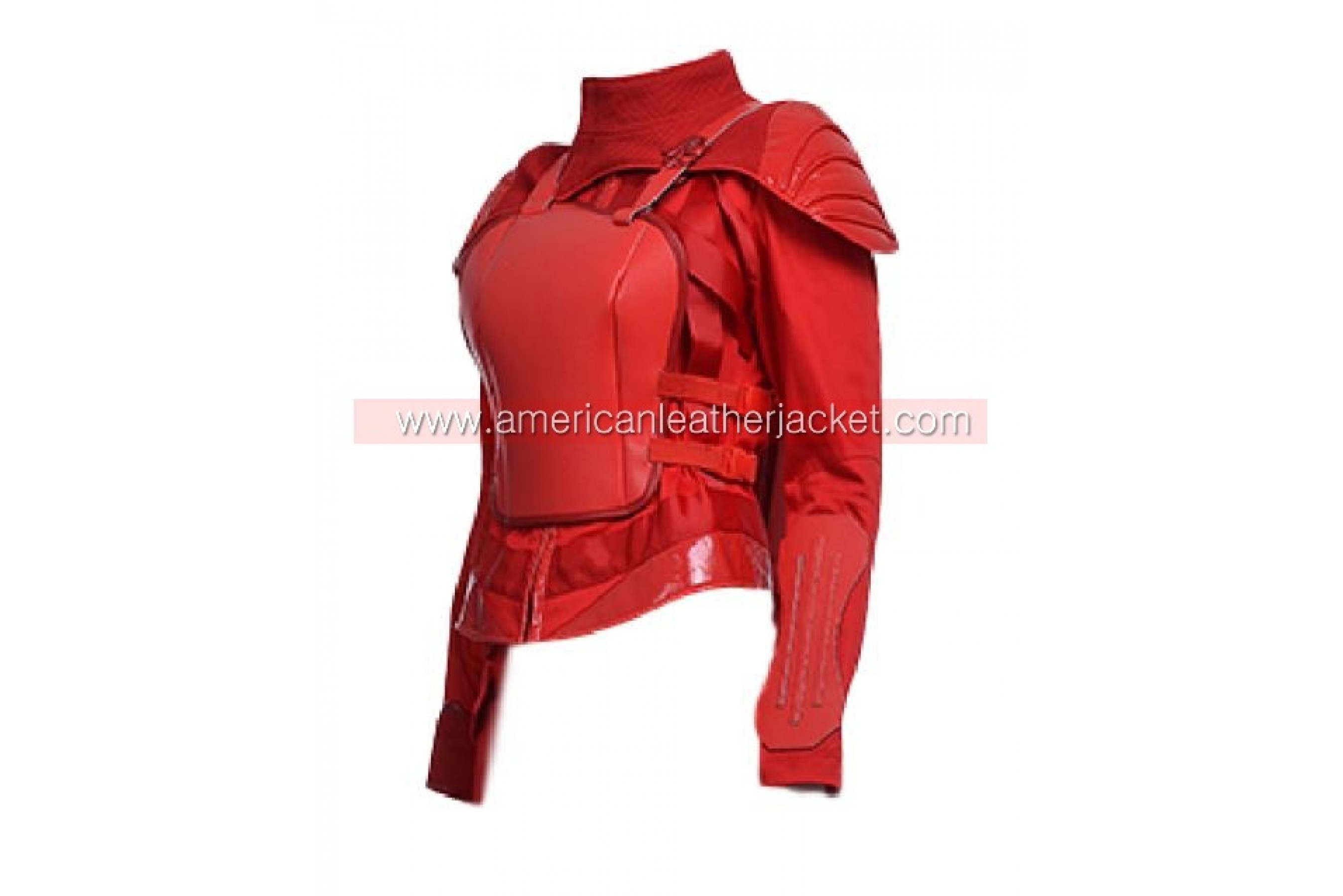Katniss Everdeen The Hunger Games Mockingjay 2 Red Jacket Costume