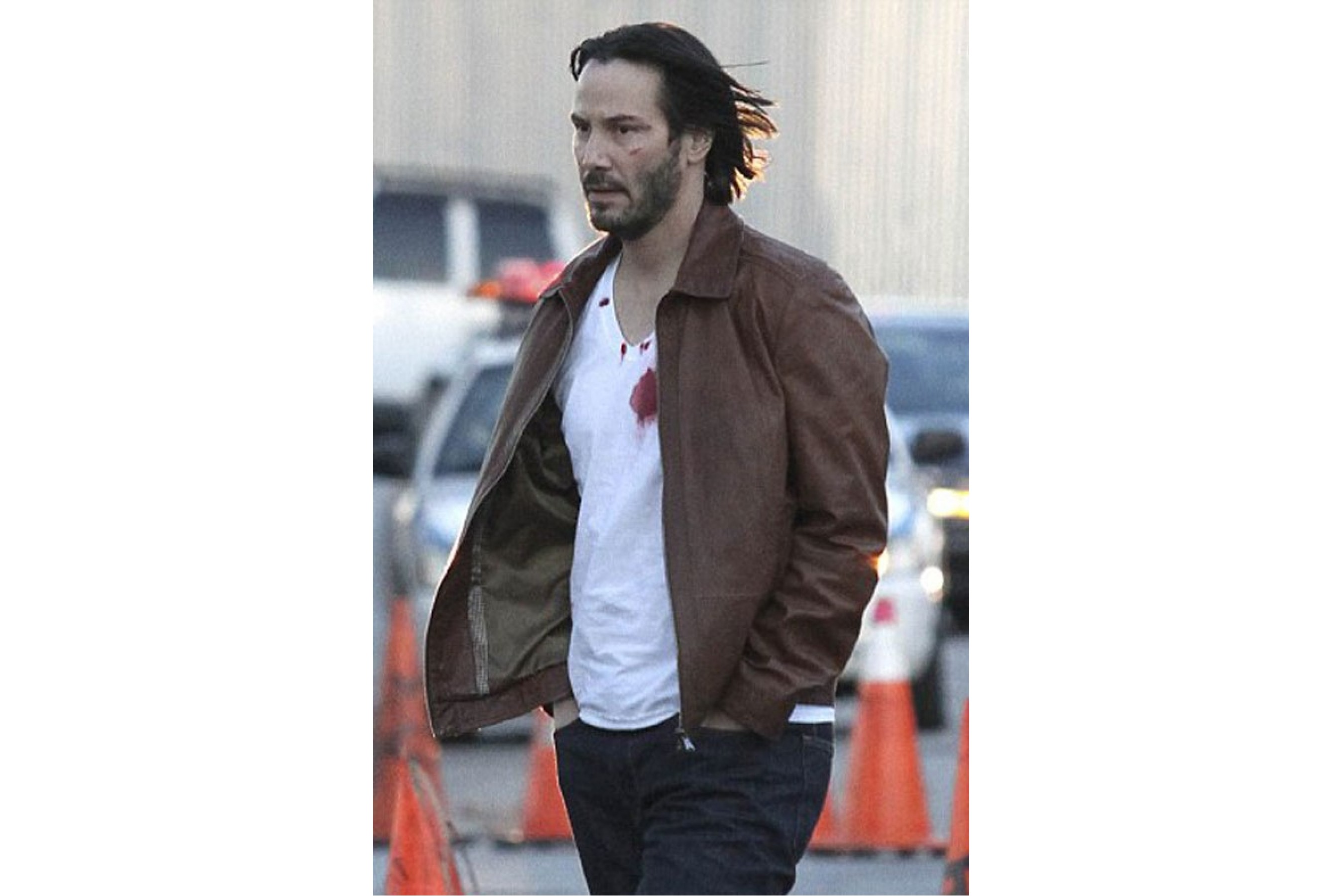 John Wick Keanu Reeves Leather Jacket | Americanleatherjacket.com
