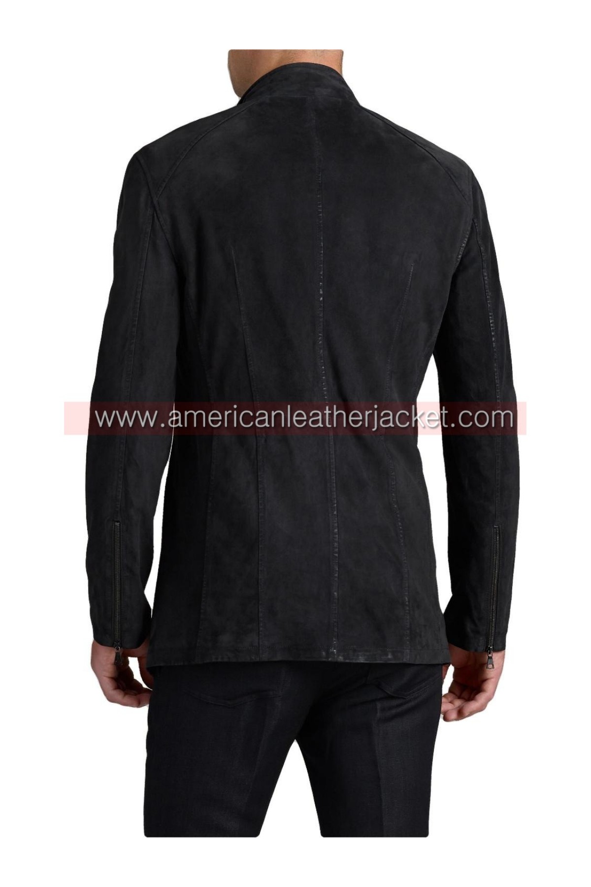 Limitless Brian Finch Black Suede Leather Jacket