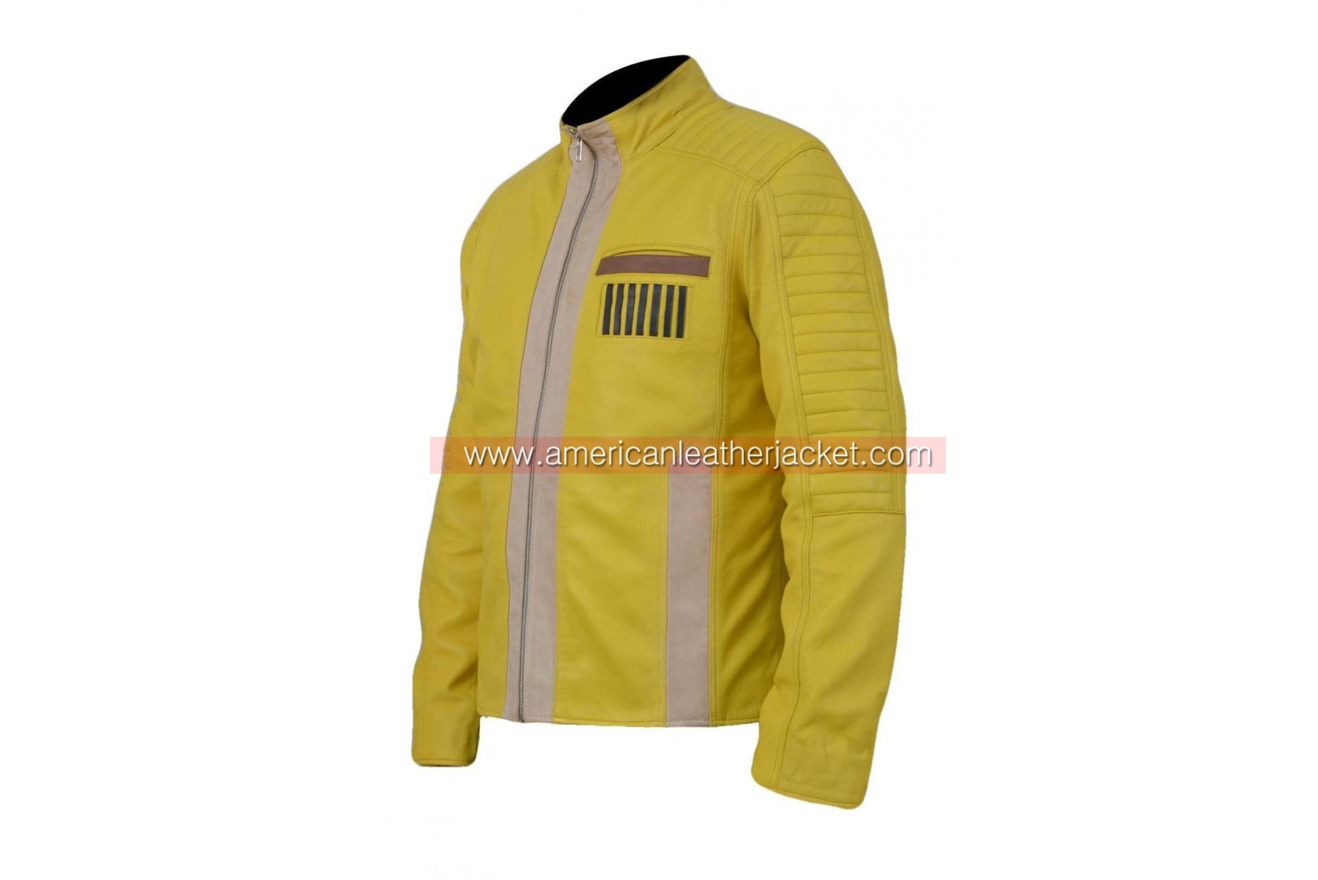 Star Wars Luke Skywalker Yellow Leather Jacket