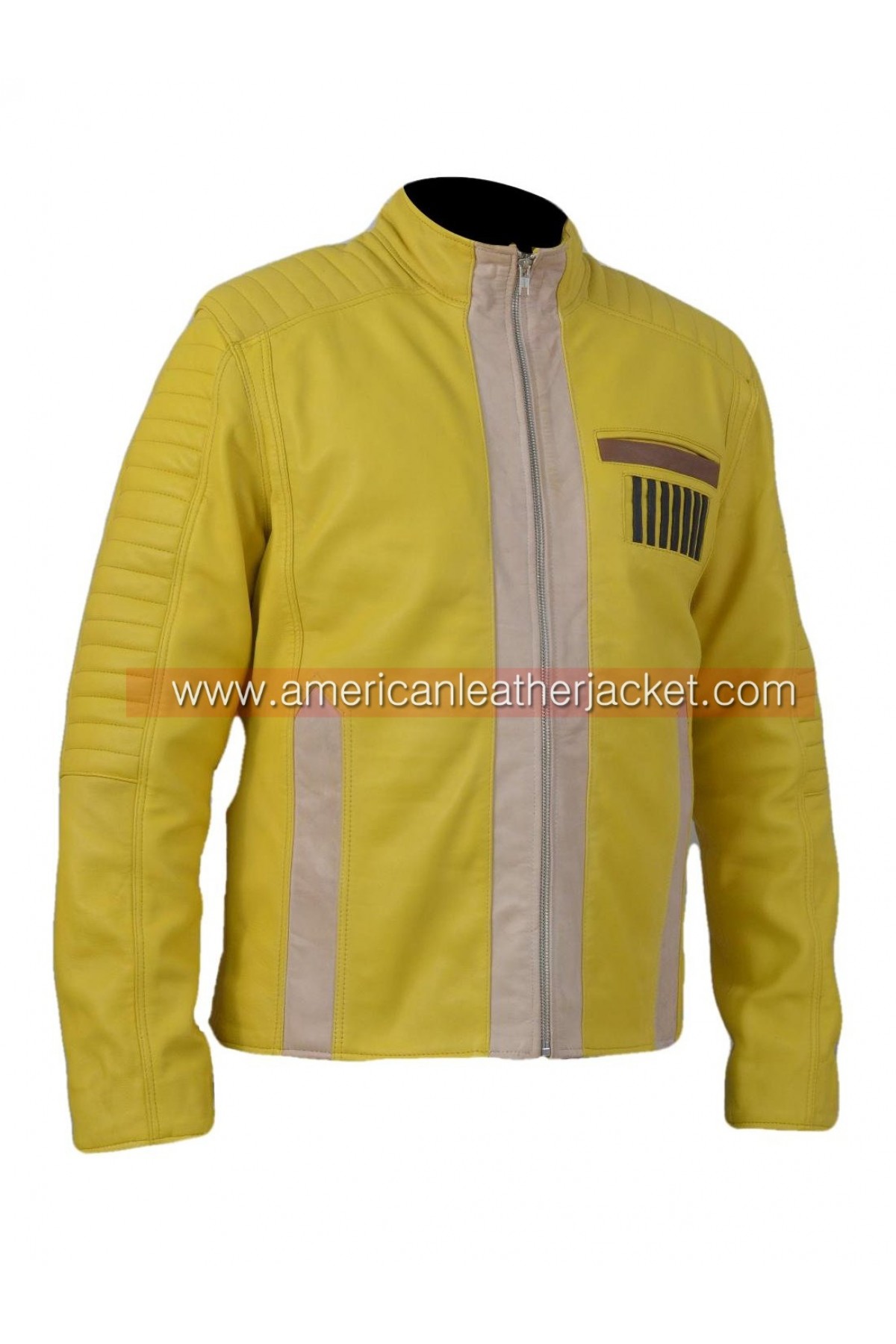 Star Wars Luke Skywalker Yellow Leather Jacket