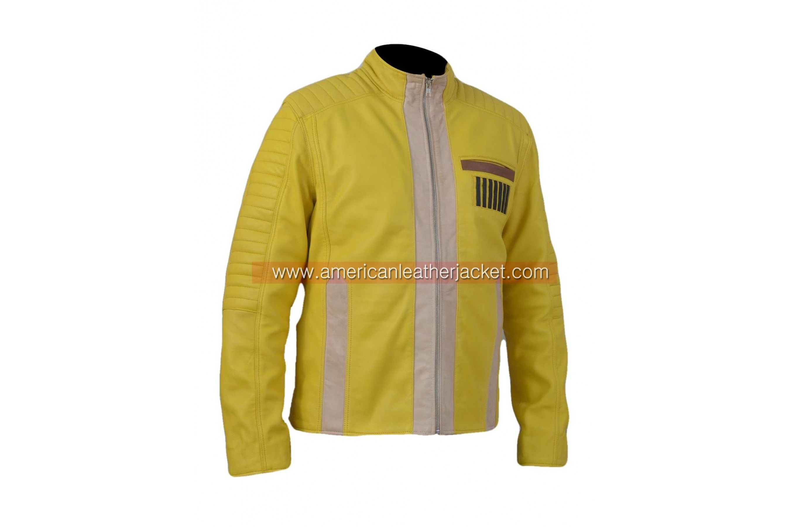 Star Wars Luke Skywalker Yellow Leather Jacket