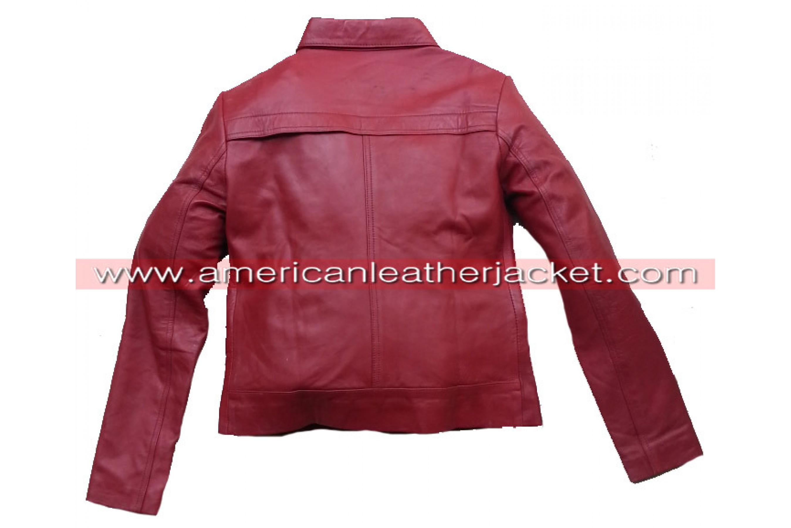 Once Upon a Time Emma Swan Red Leather Jacket