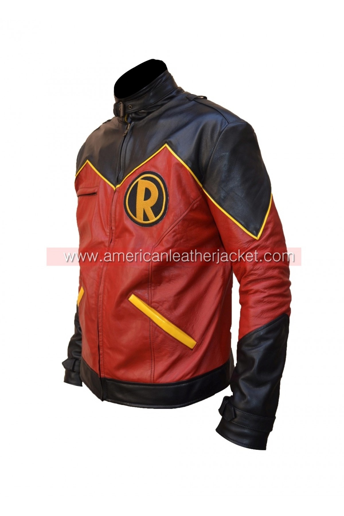 Robin Tim Drake Leather Jacket | Superhero Comic Costume