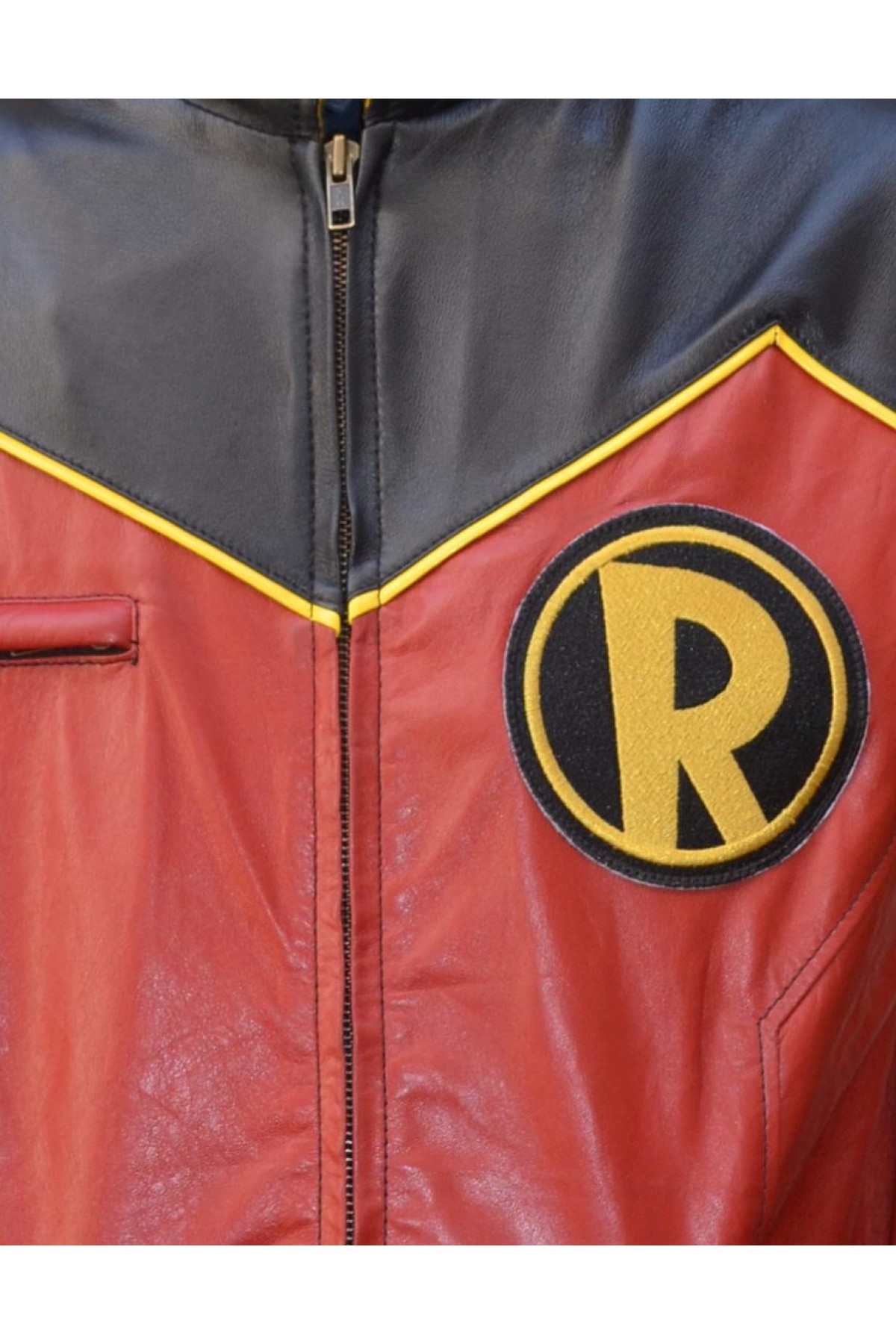 Robin Tim Drake Leather Jacket | Superhero Comic Costume