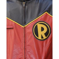 Robin Tim Drake Leather Jacket | Superhero Comic Costume