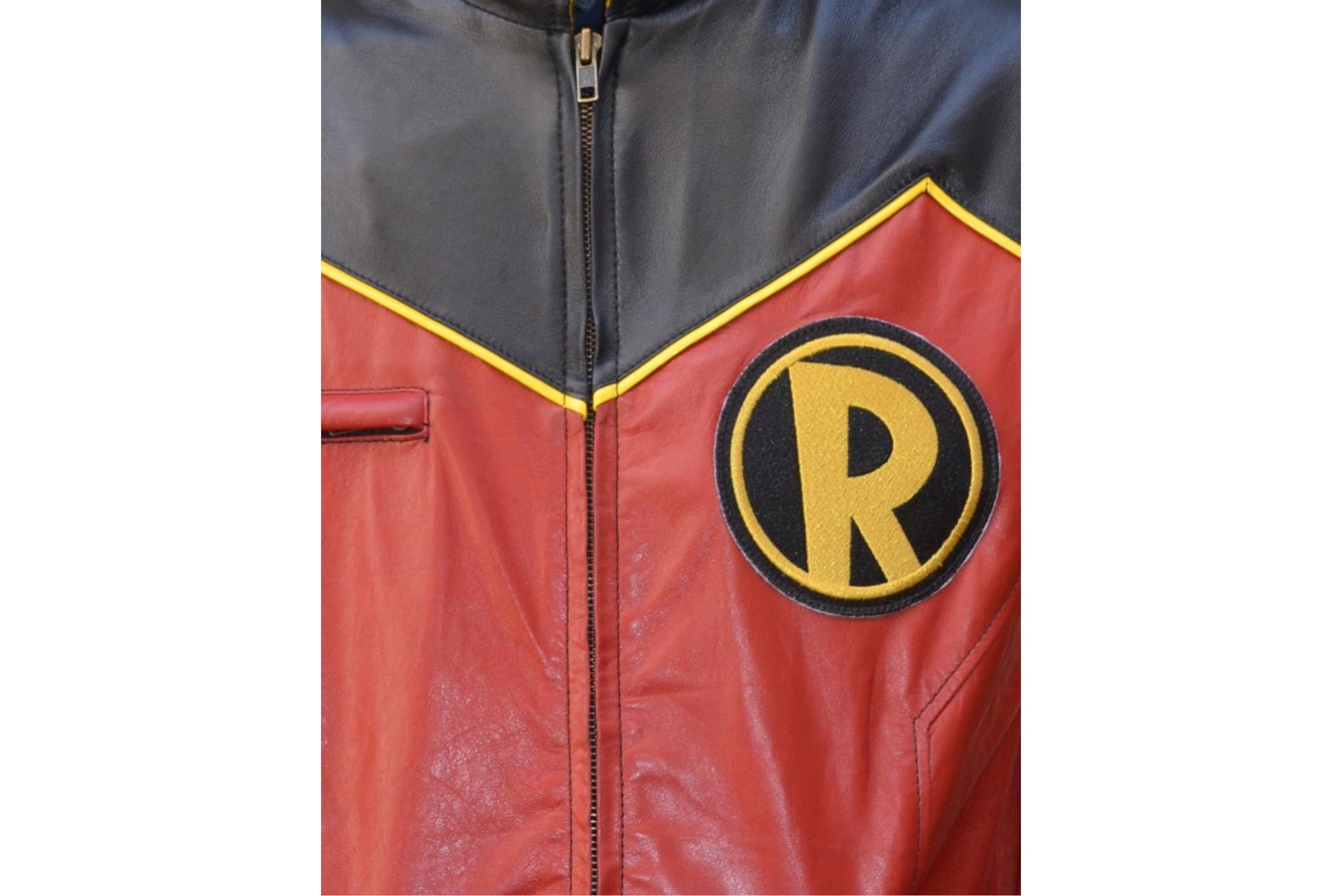 Robin Tim Drake Leather Jacket | Superhero Comic Costume