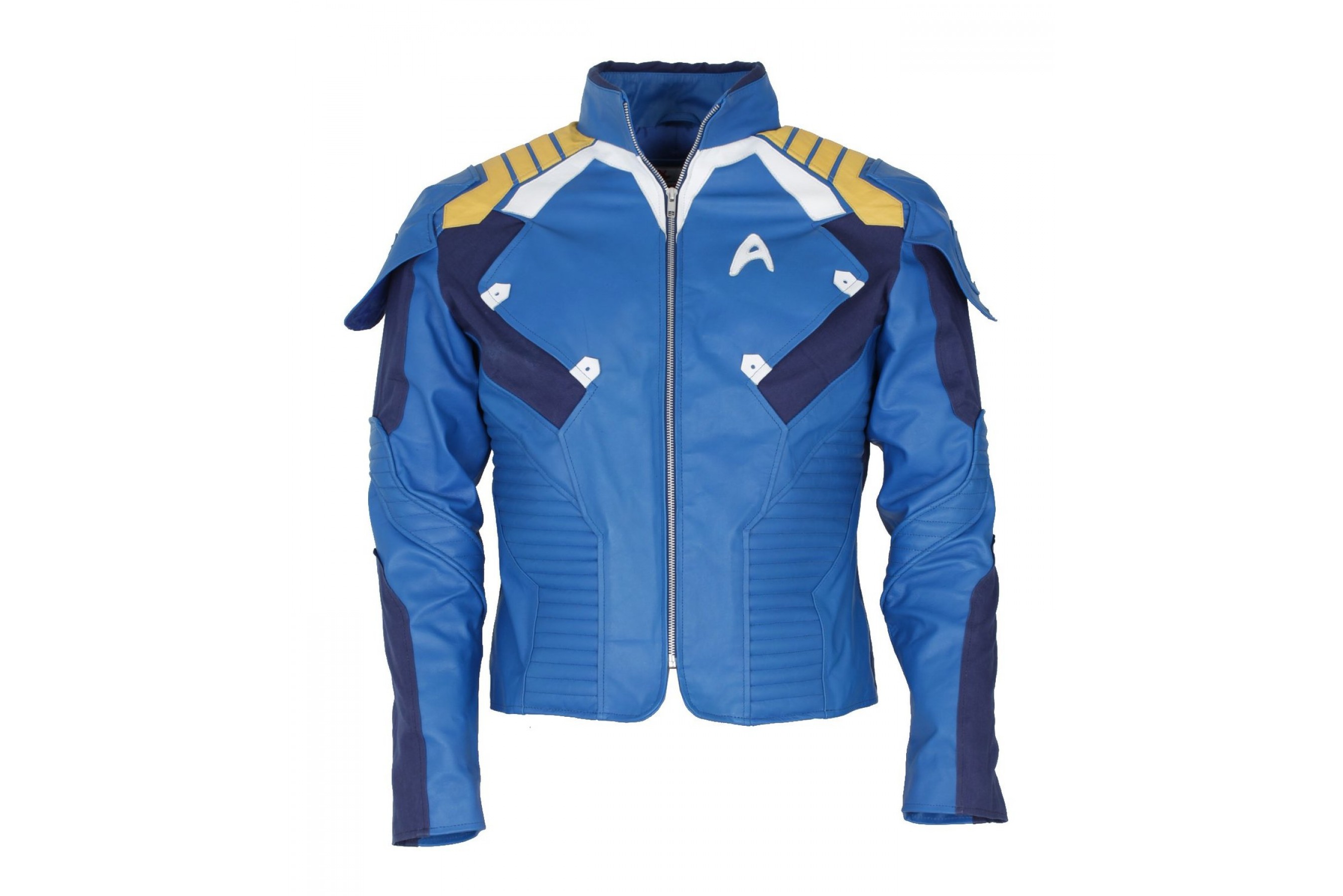 Star Trek Beyond Kirk Blue Leather Jacket