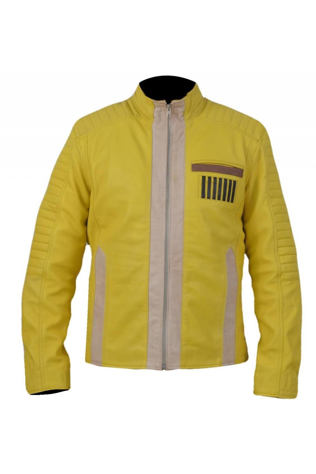 Star Wars Luke Skywalker Yellow Leather Jacket