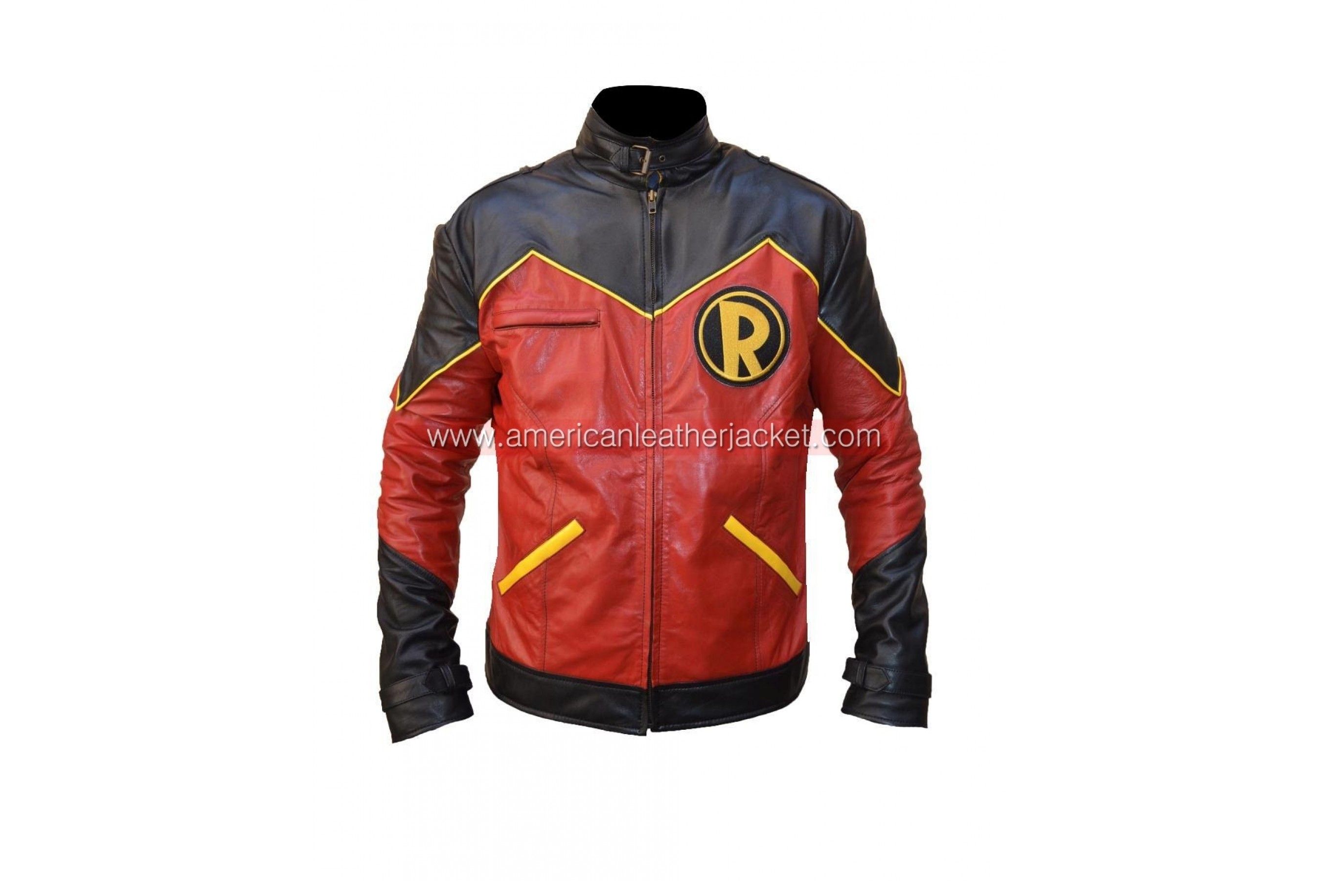 Robin Tim Drake Leather Jacket | Superhero Comic Costume