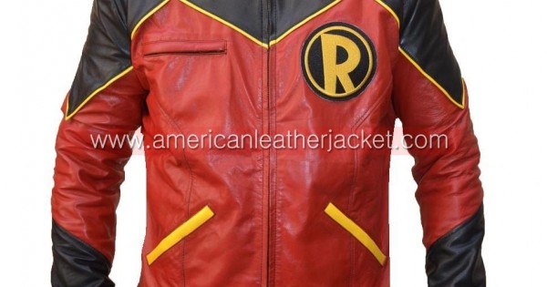 Robin Tim Drake Leather Jacket | Superhero Comic Costume