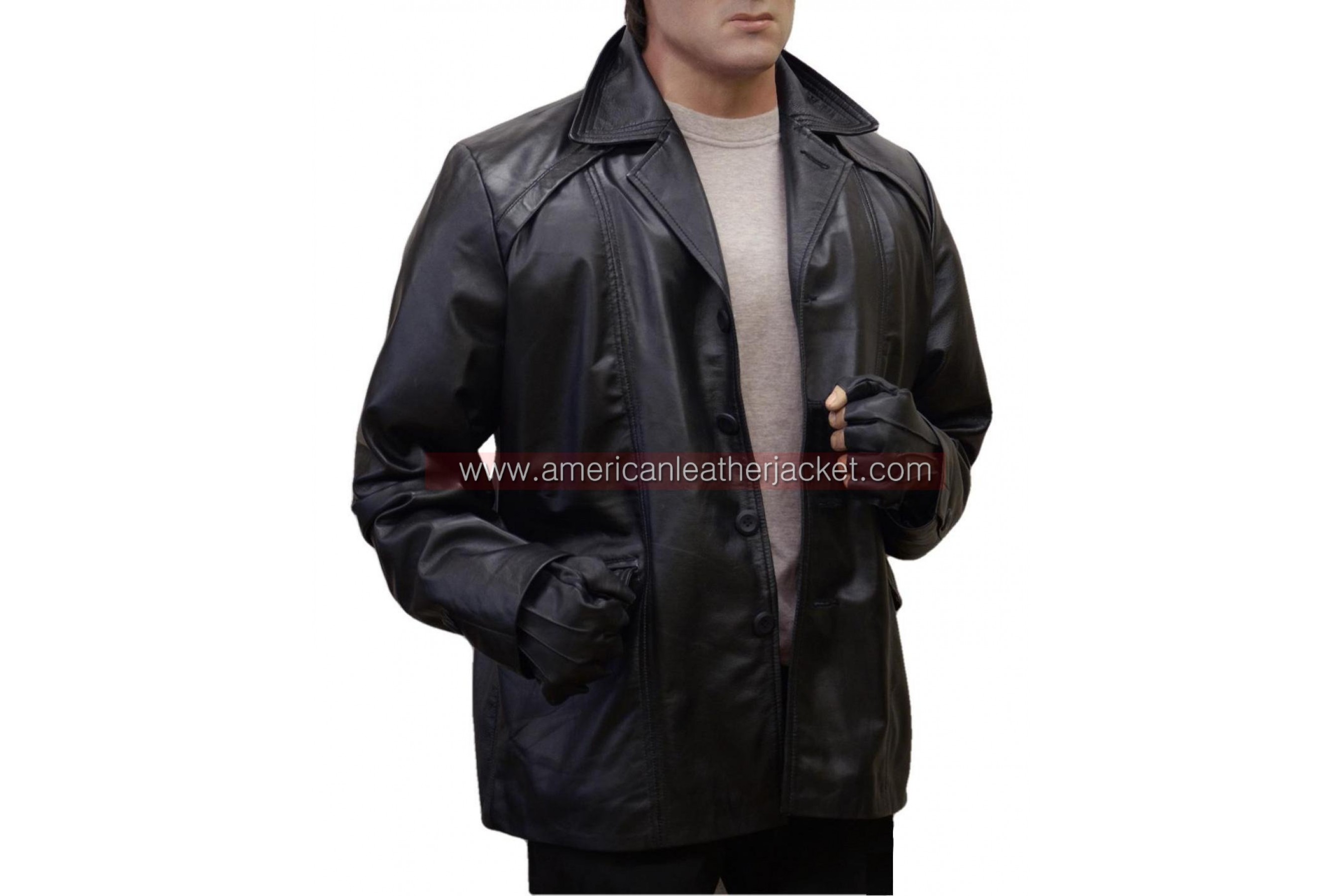 Sylvester Stallone Rocky Balboa Leather Coat Jacket
