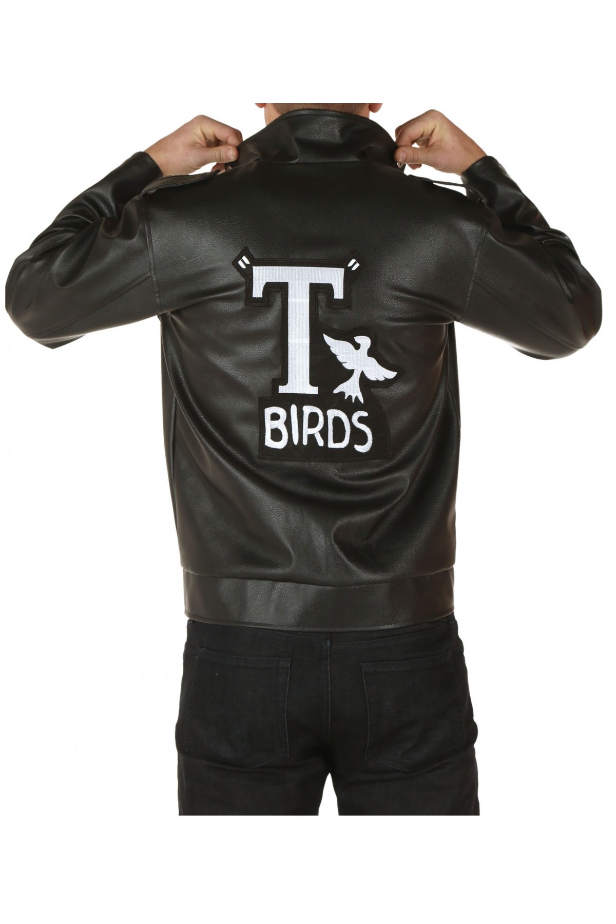 Danny Zuko T-Birds Leather Jacket | John Travolta Grease Movie Jacket 1978