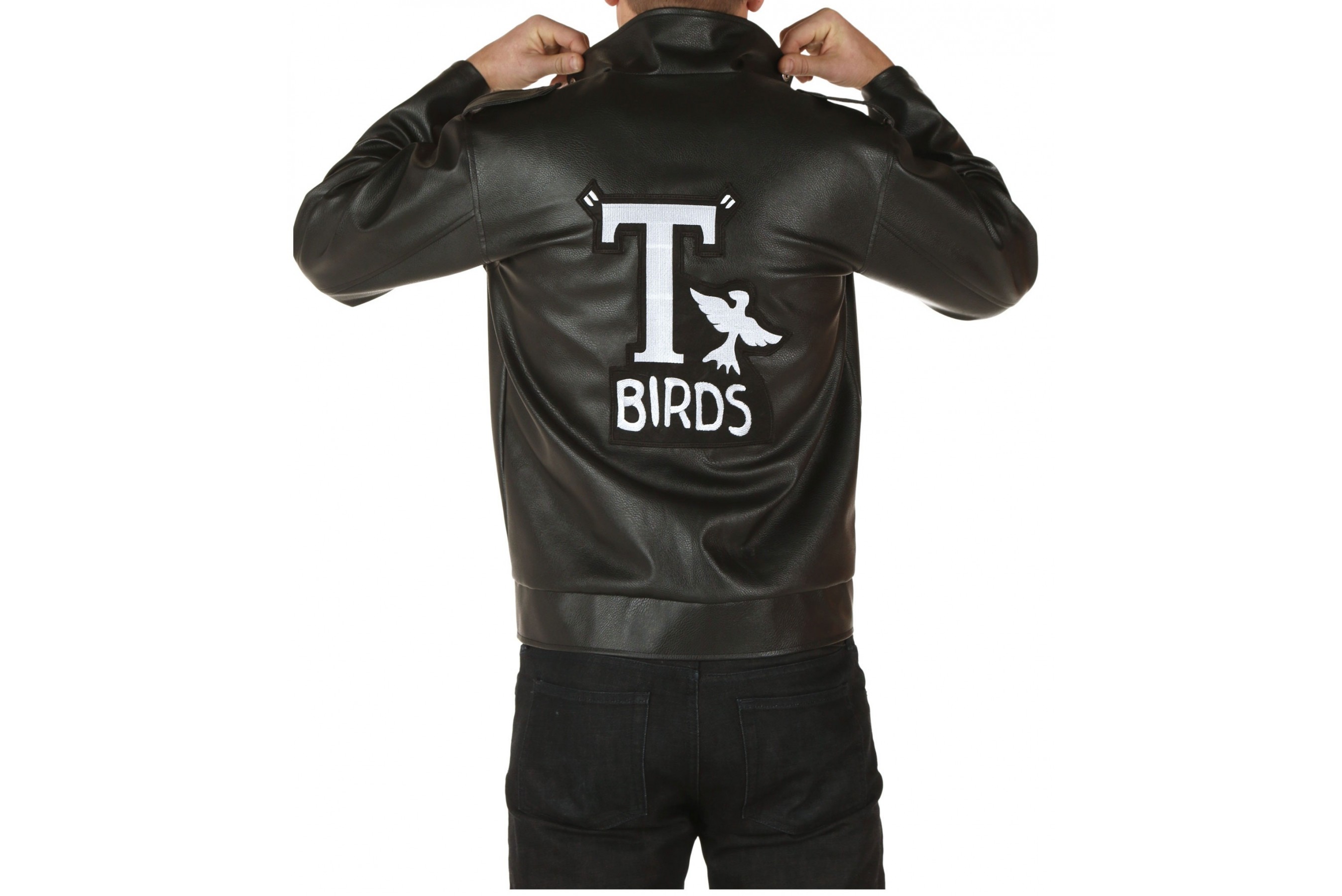 Danny Zuko T-Birds Leather Jacket | John Travolta Grease Movie Jacket 1978