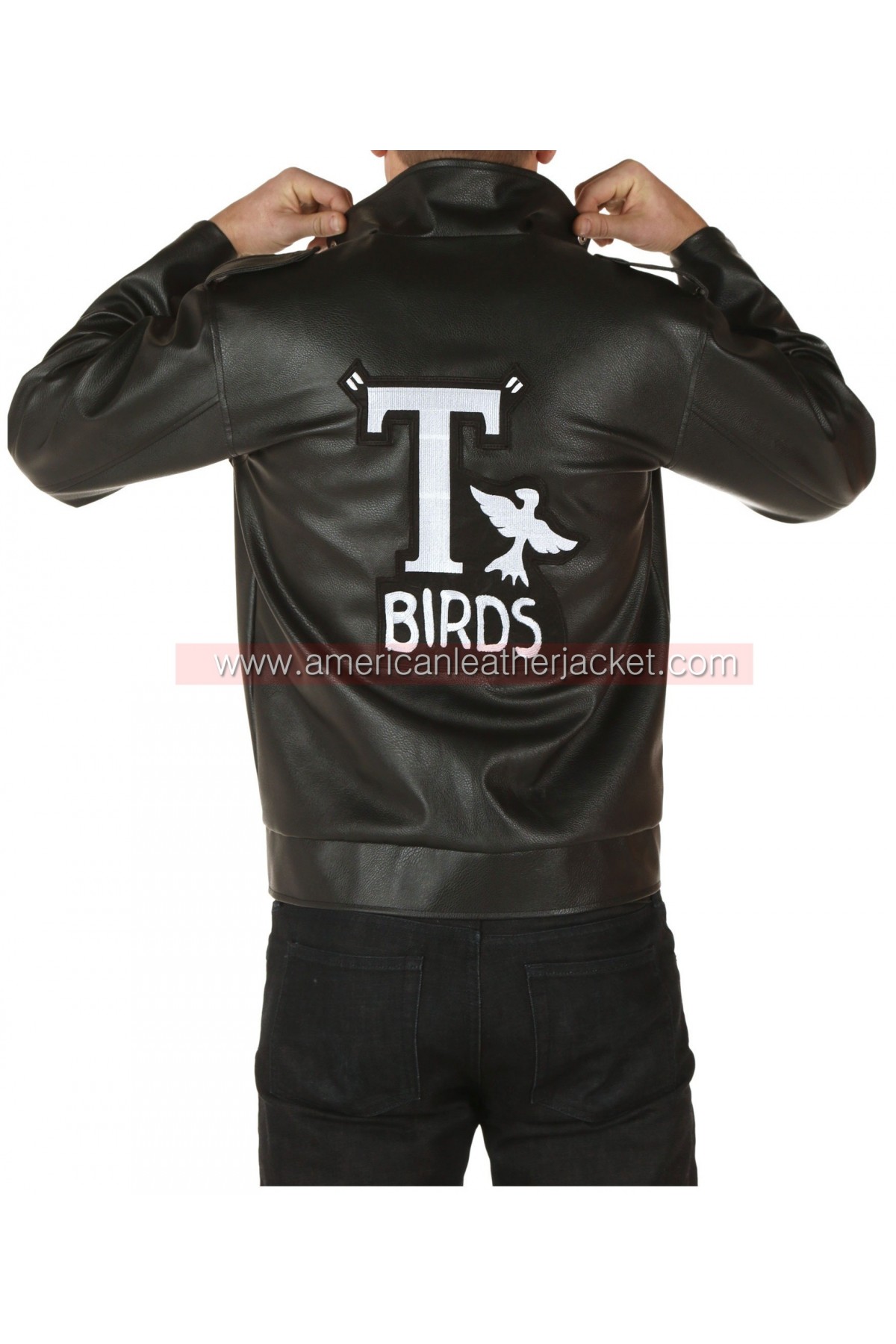 Danny Zuko T-Birds Leather Jacket | John Travolta Grease Movie Jacket 1978