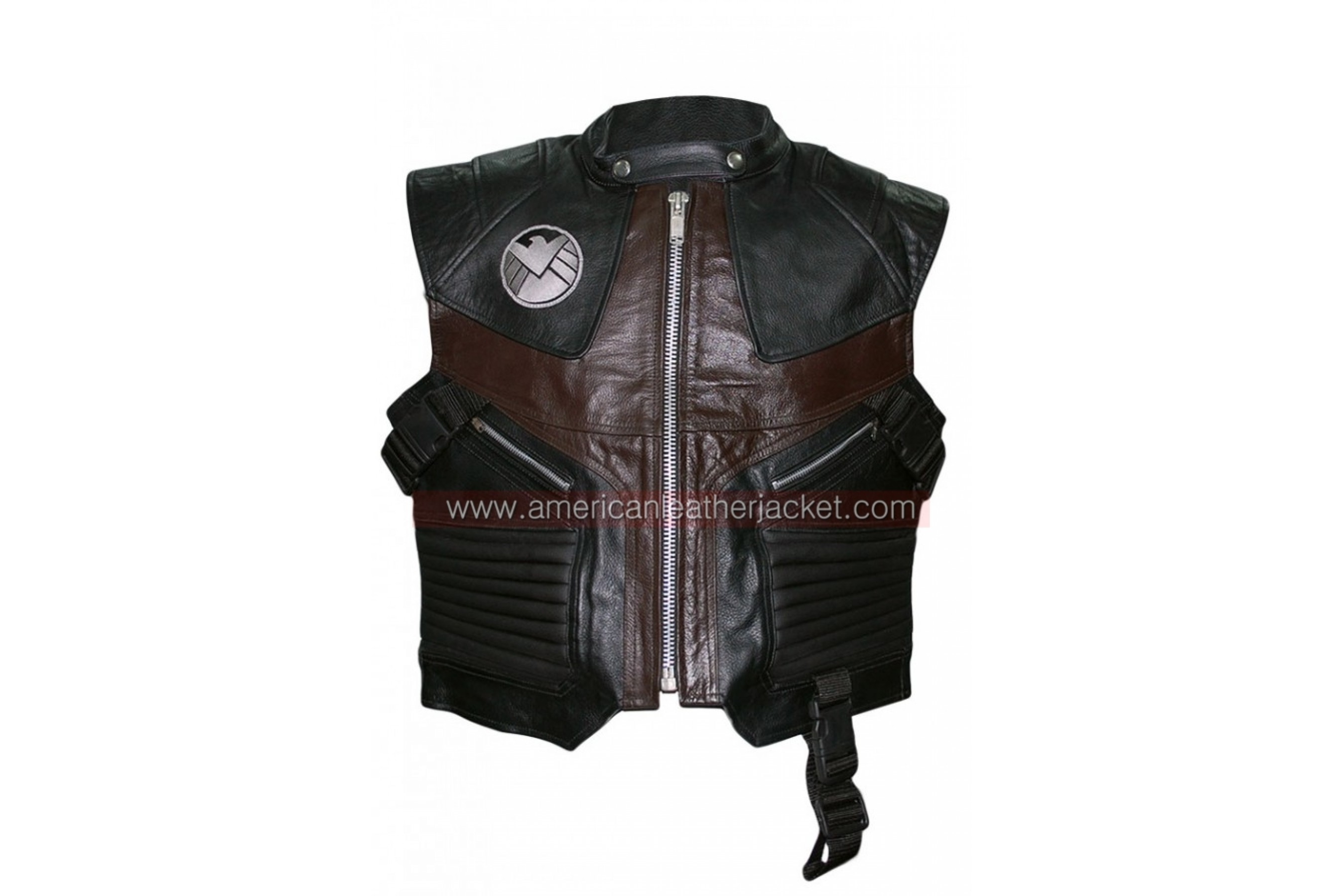 Jeremy Renner Hawkeye Leather Vest | Avengers Leather Costume
