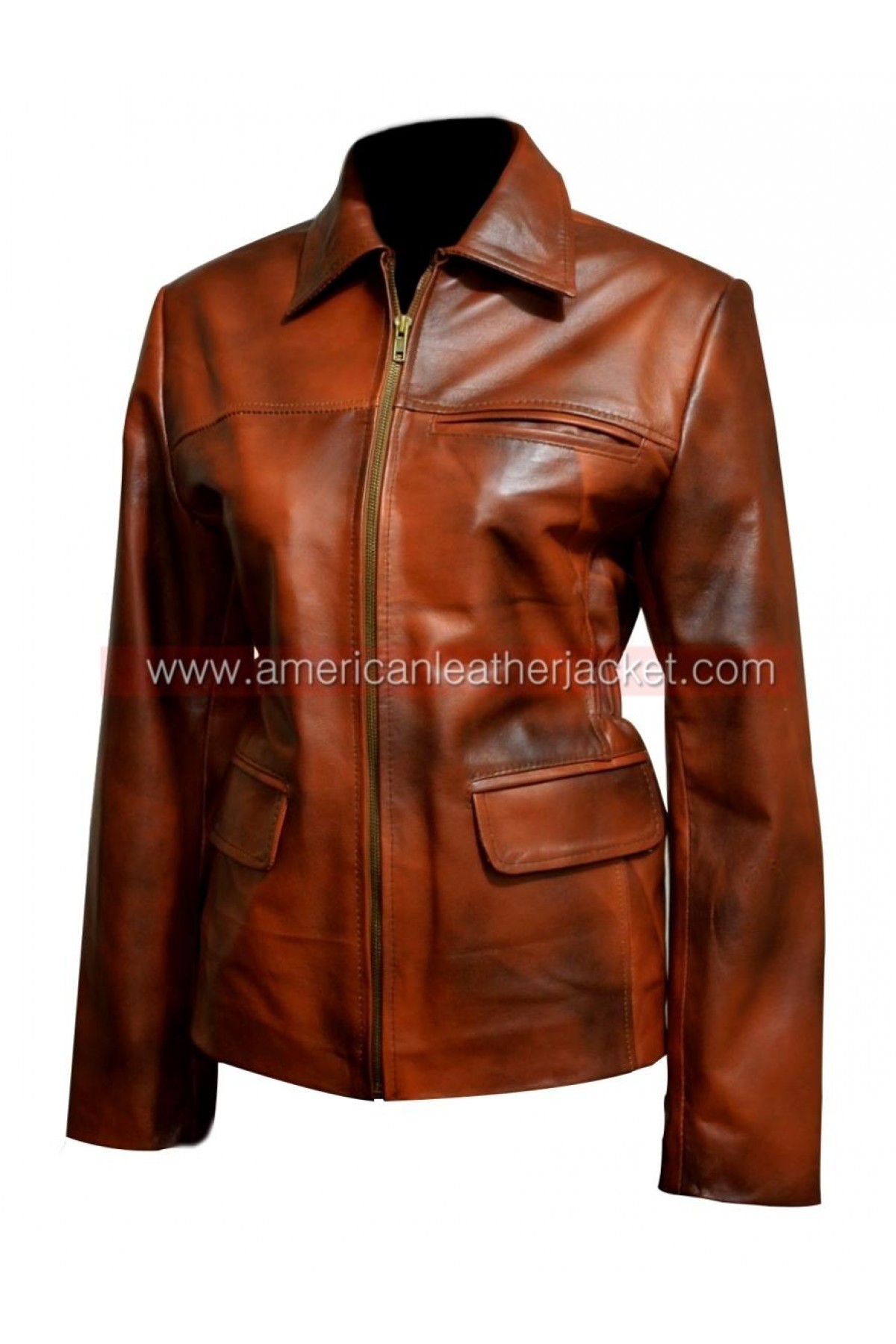 The Hunger Games Brown Leather Jacket - Katniss Everdeen Jacket
