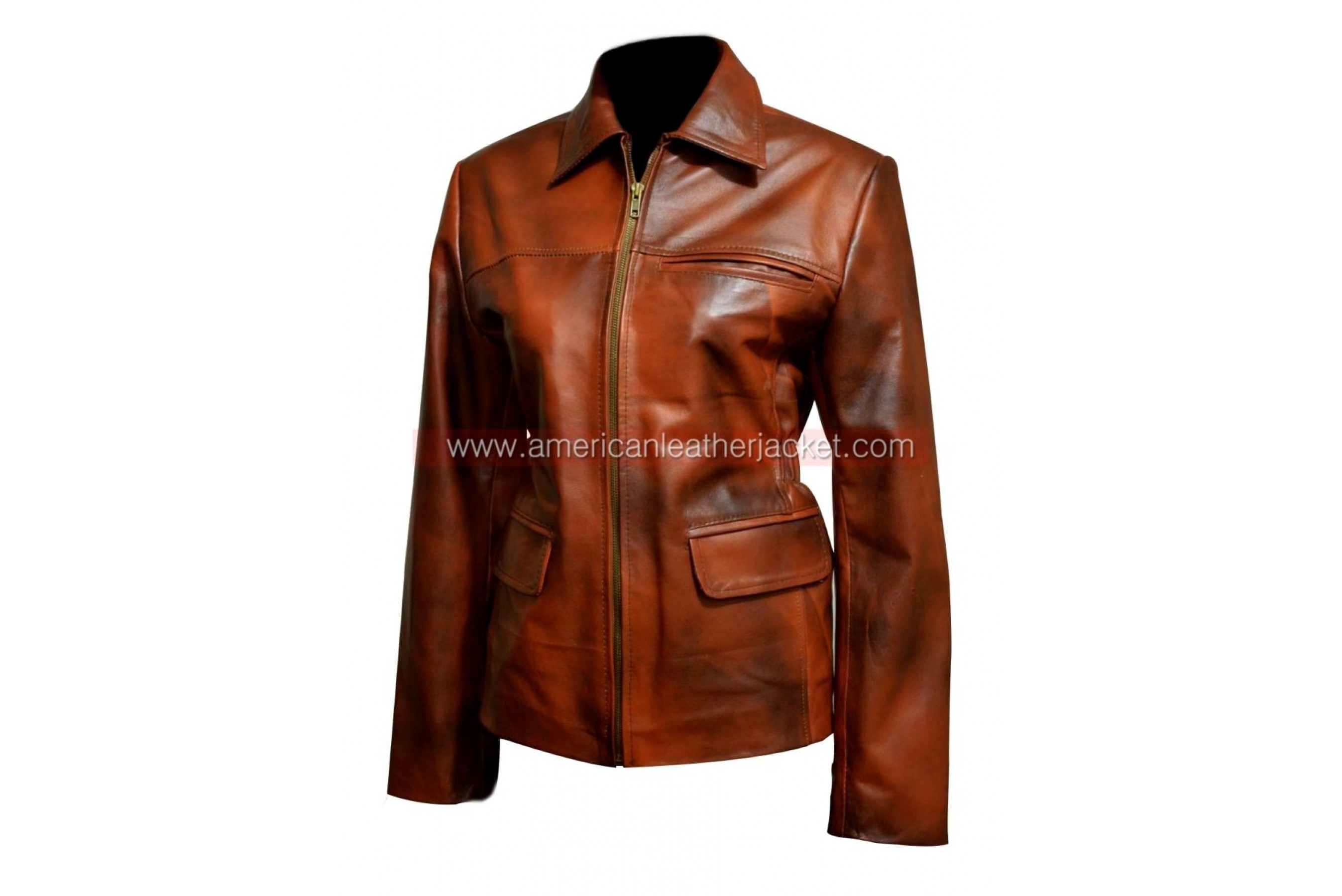 The Hunger Games Brown Leather Jacket - Katniss Everdeen Jacket