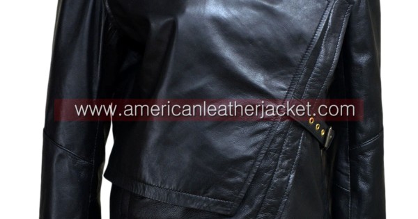Katniss Everdeen The Hunger Games Catching Fire Black Leather Jacket